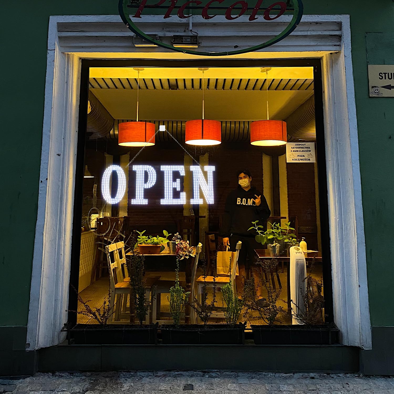 Lemonnova Large LED Open Signs for buiness with 13 Scene Modes, 40" x ...