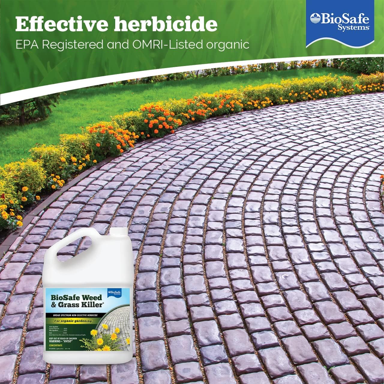 BioSafe Systems 7601-1, BioSafe Concentrado para herbicida y hierba ...