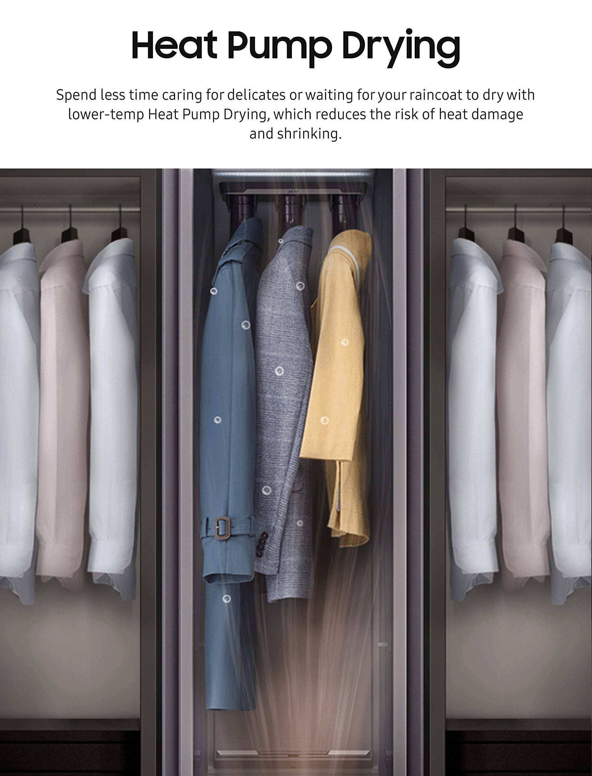 Buy SAMSUNG AirDresser Clothing Care System w/ Steam Refresh, Sanitizer ...