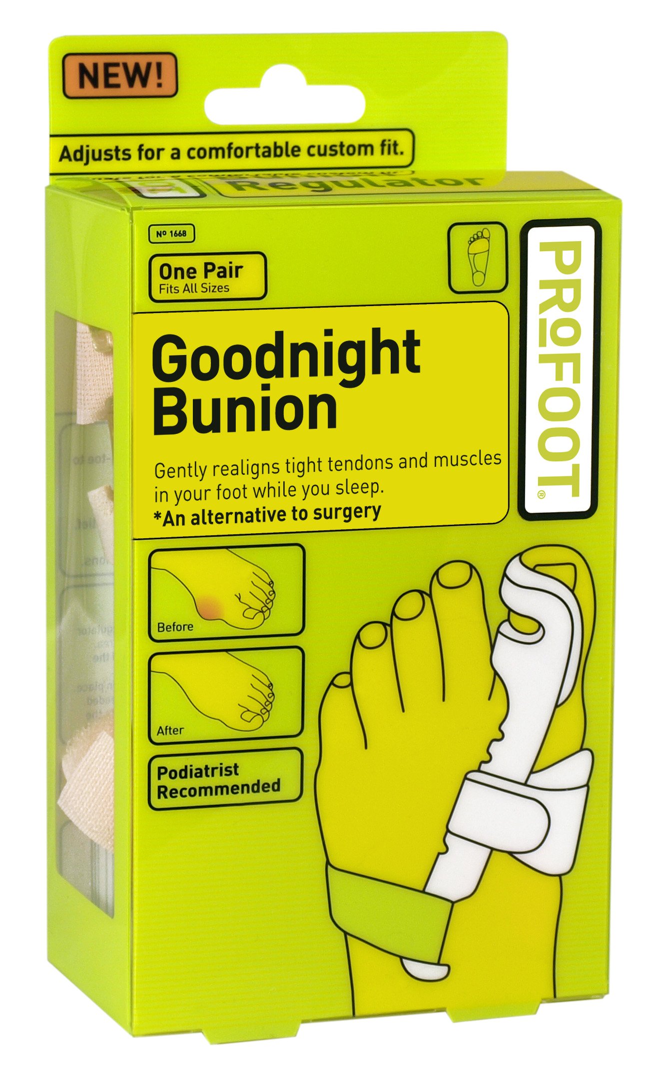 Amazon.com: Profoot Goodnight Bunion,(Pack of 2) : Health & Household