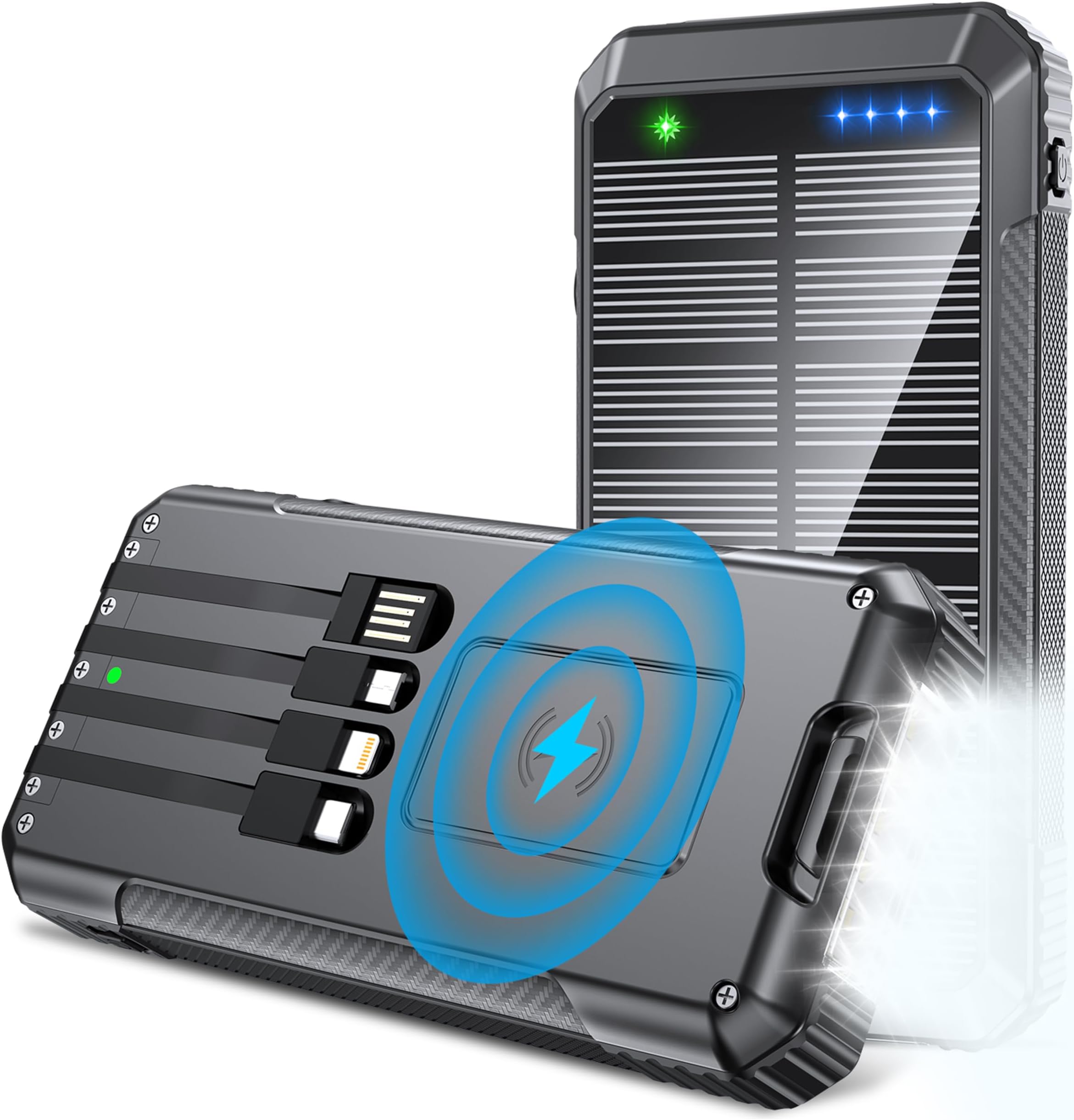 Amazon.com: BLASOUL Solar Charger 49800mAh Power Bank - Wireless ...