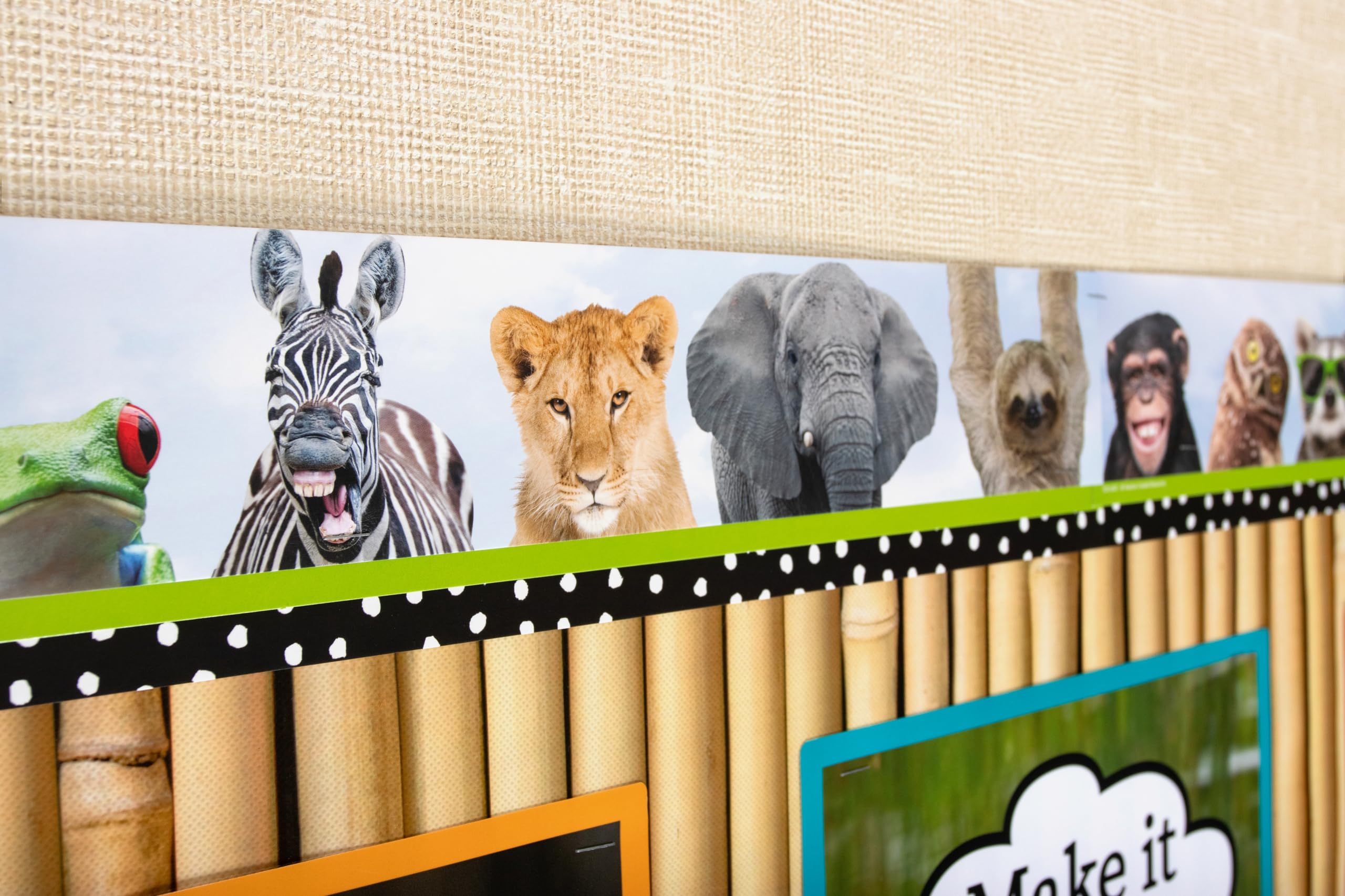 Wild Animals Border Border Template Design Many Wild Animals