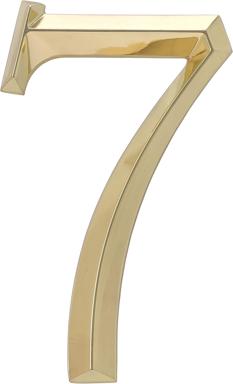 Amazon.com: Whitehall Products Classic 6 Inch number 7 Polished Brass ...