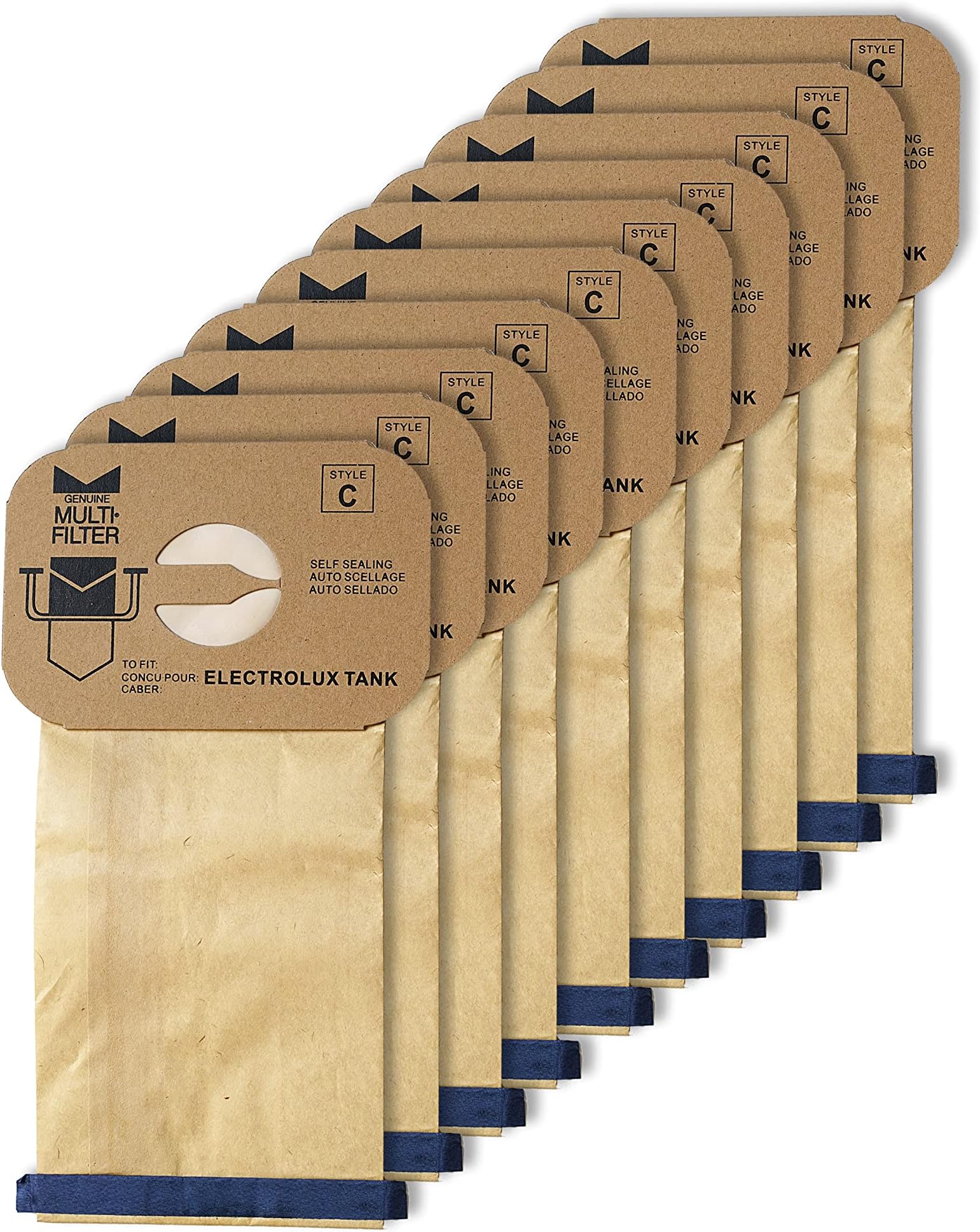 MULTI-FILTER 14206 Style C Tank/Canister Vacuum Bags - Compatible with ... MULTI-FILTER 14206 Style C Tank/Canister Vacuum Bags - Compatible with ...