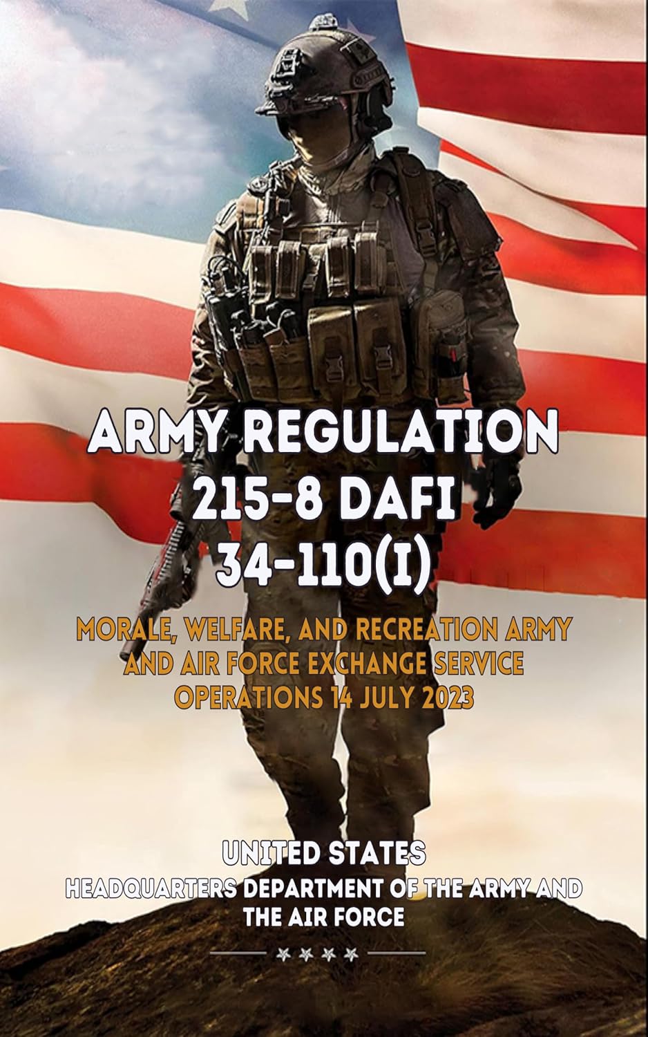 Amazon.com: Army Regulation 215–8 DAFI 34–110(I) Morale, Welfare, and Recreation Army and Air ...