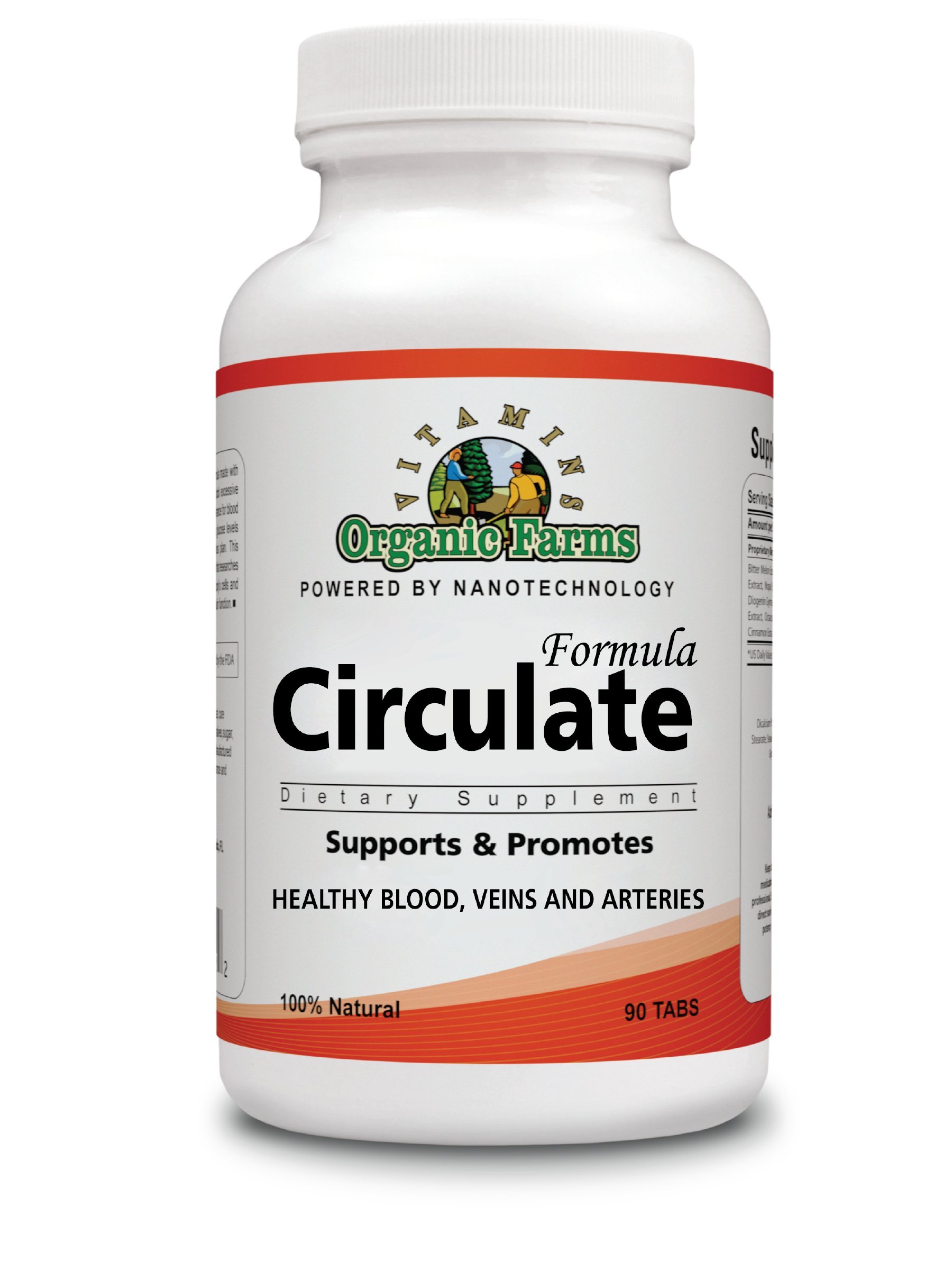 Amazon.com: Organic Farms Vitamins Circulate Formula - 90 Tablets ...