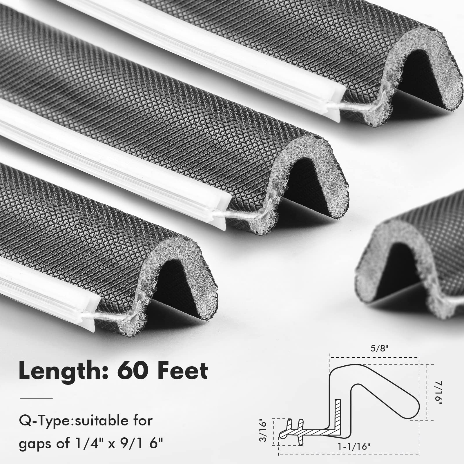 Snapklik.com : BBTO Weather Stripping Door Seal Exterior Weather Strip ...