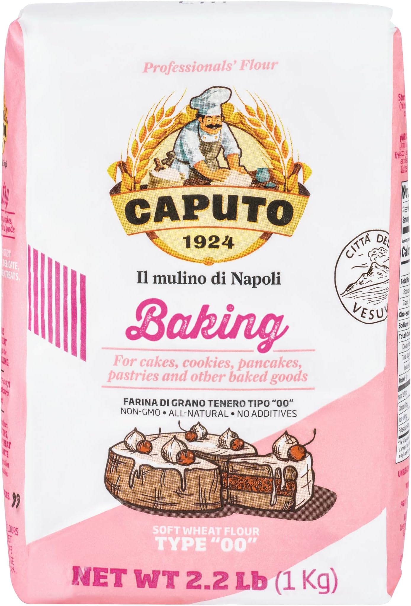 Amazon.com : Antimo Caputo Gluten Free Pizza Flour 11 Lb Bulk - All ...