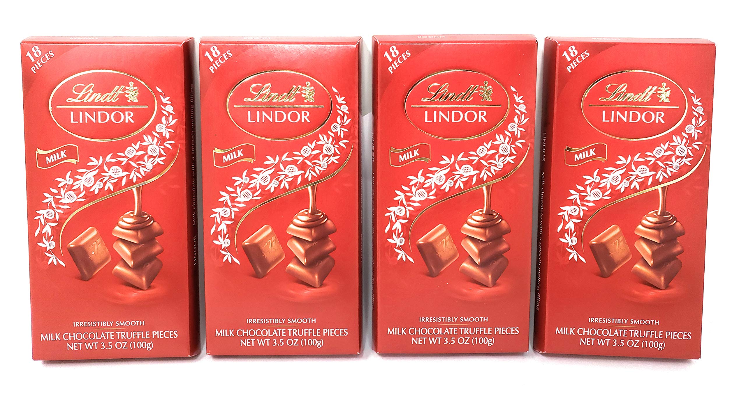 Buy Lindt Lindor Irresistibly Smooth Milk Chocolate Truffle Pieces (4 ...