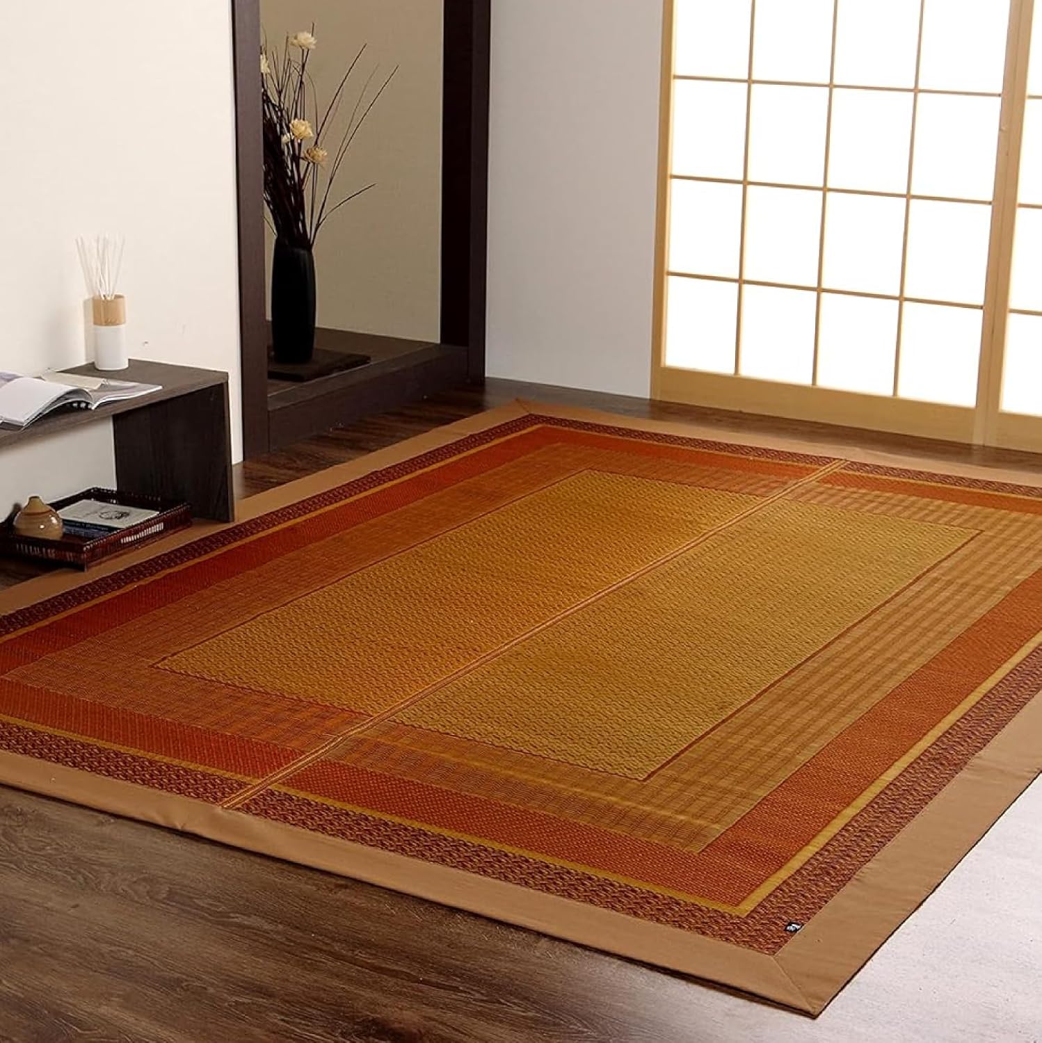 Amazon.com: IKEHIKO Tatami Mat, Japanese Rush Grass, Goza Igusa Orange ...