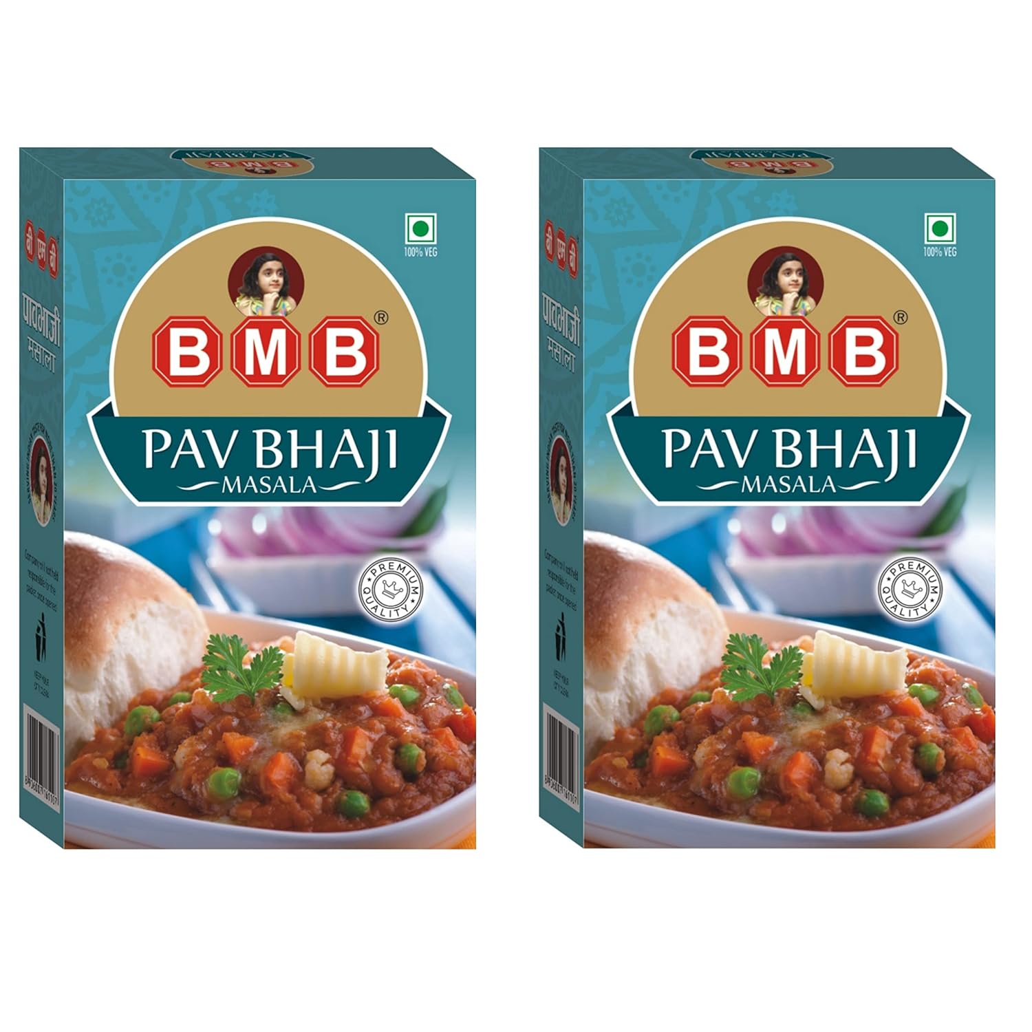 BMB Pav Bhaji Masala (100gm) (Pack of 2) : Amazon.in: Grocery & Gourmet ...