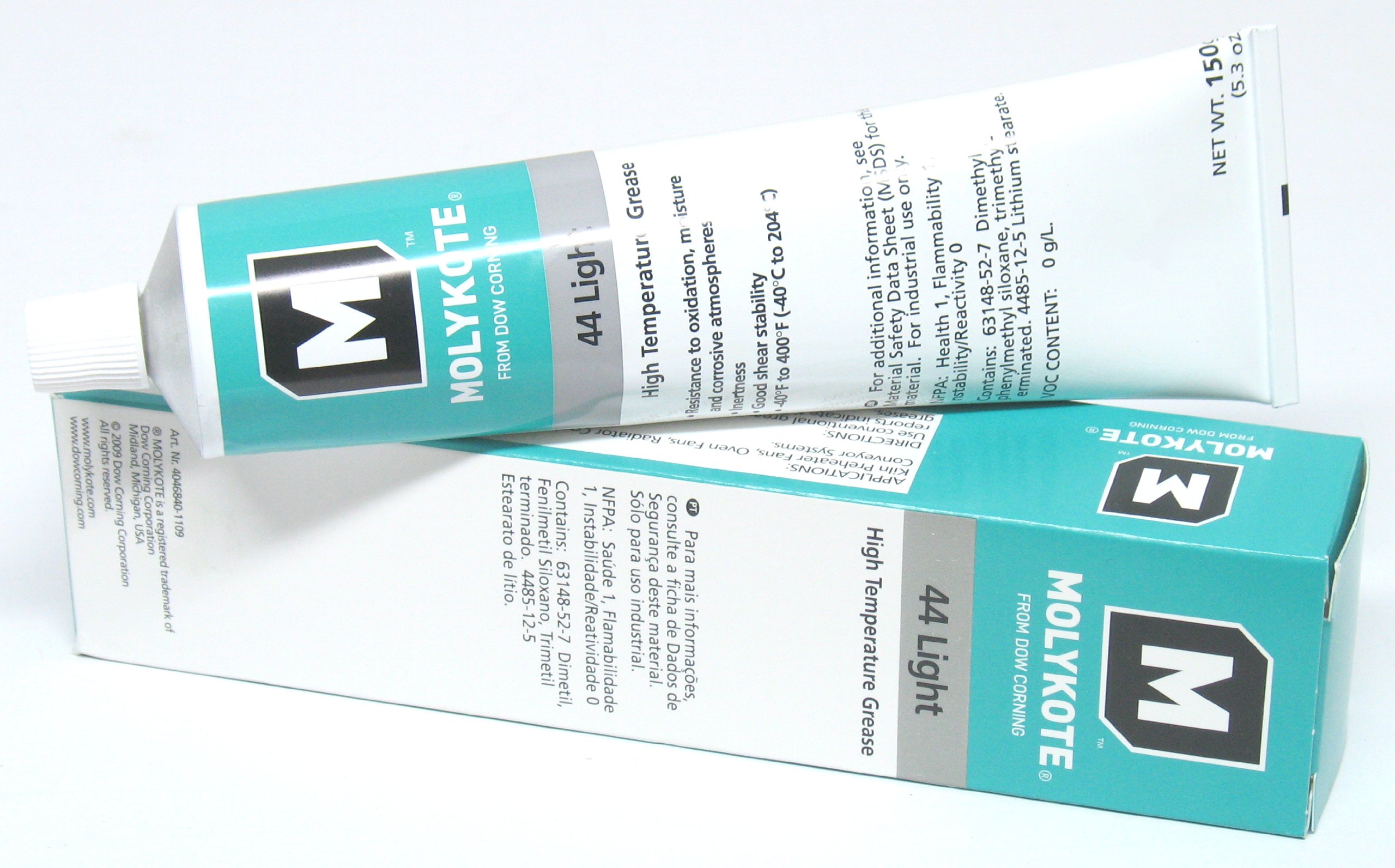 Buy Dow Corning Molykote 44 Light Grease Lubricant 5.3oz 150g Tube ...