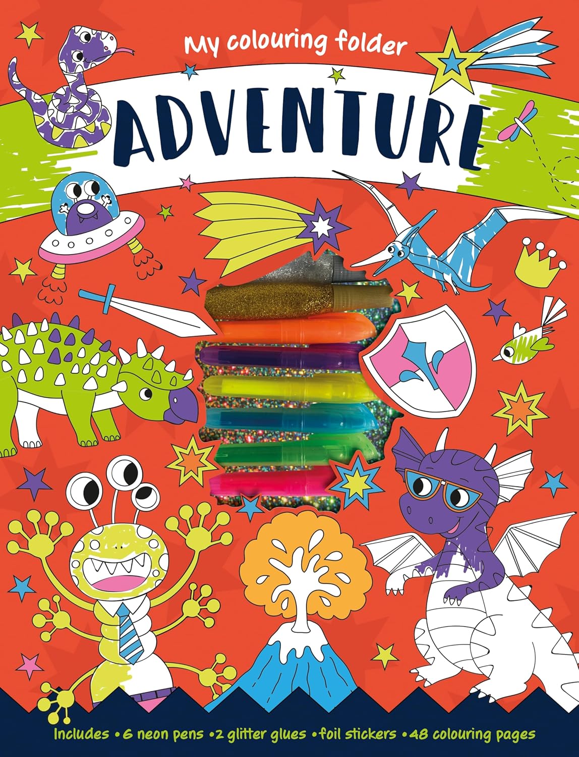 My Colouring Folder Adventure : Wade, Sarah: Amazon.in: Toys & Games