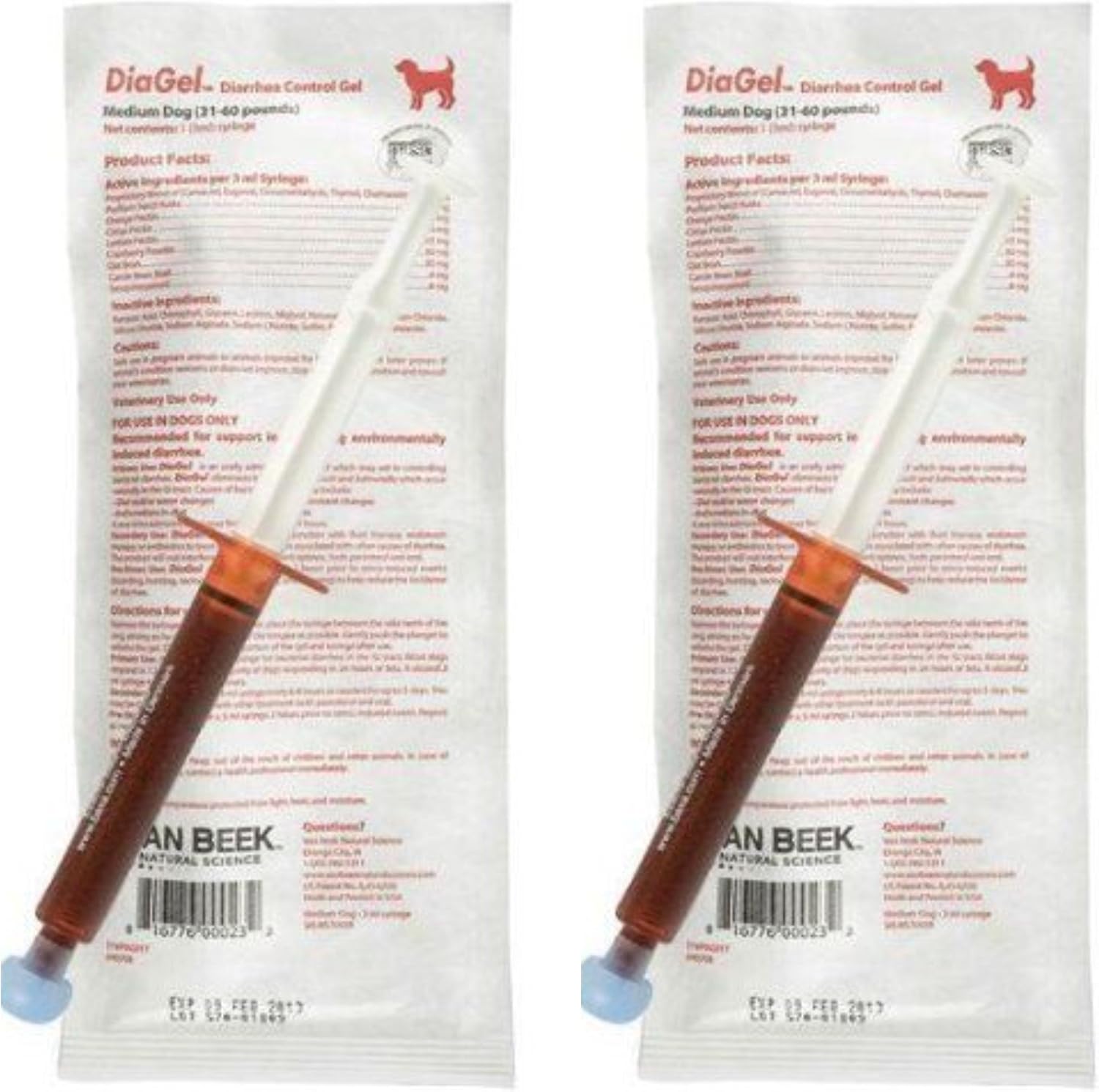 Amazon.com : Diagel Diarrhea Control Gel for Medium Sized Dogs 31-60 ...