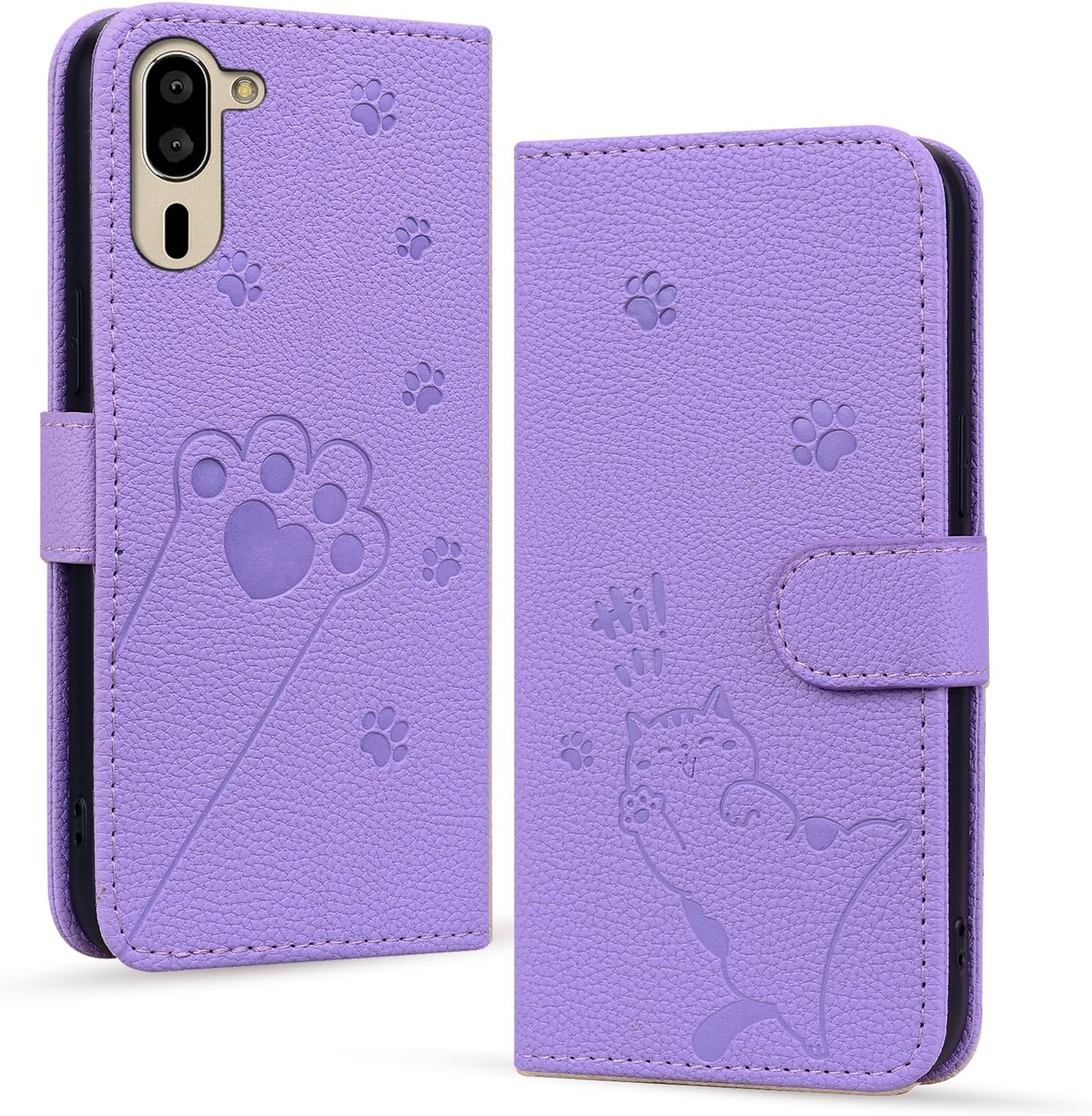 Amazon.co.jp: Sharp AQUOS シンプルスマホ5 ケース 手帳型 【Mldjomid】Simple Sumaho 5 ...