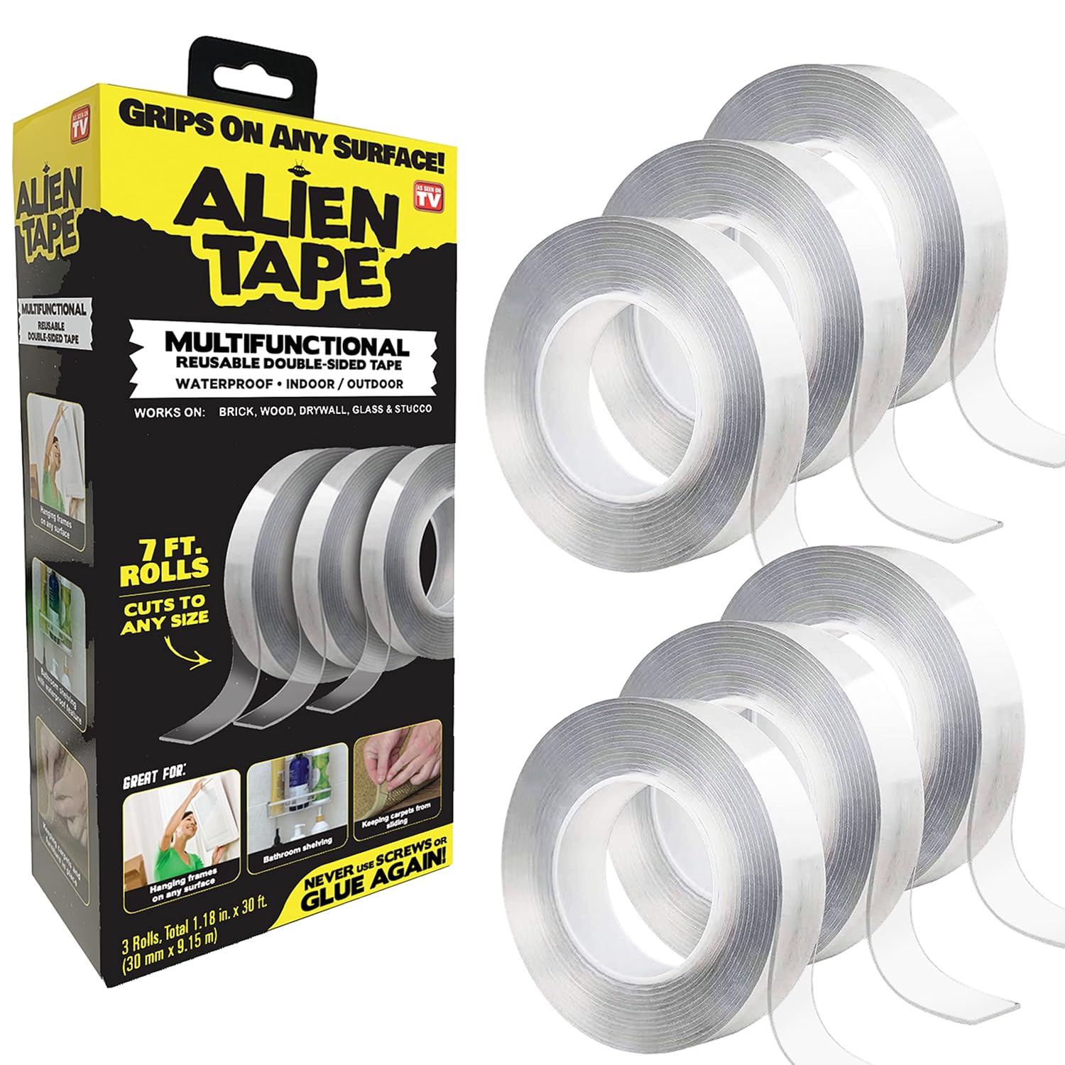 Alien Tape Double Sided Tape Multipurpose Removable Adhesive ...