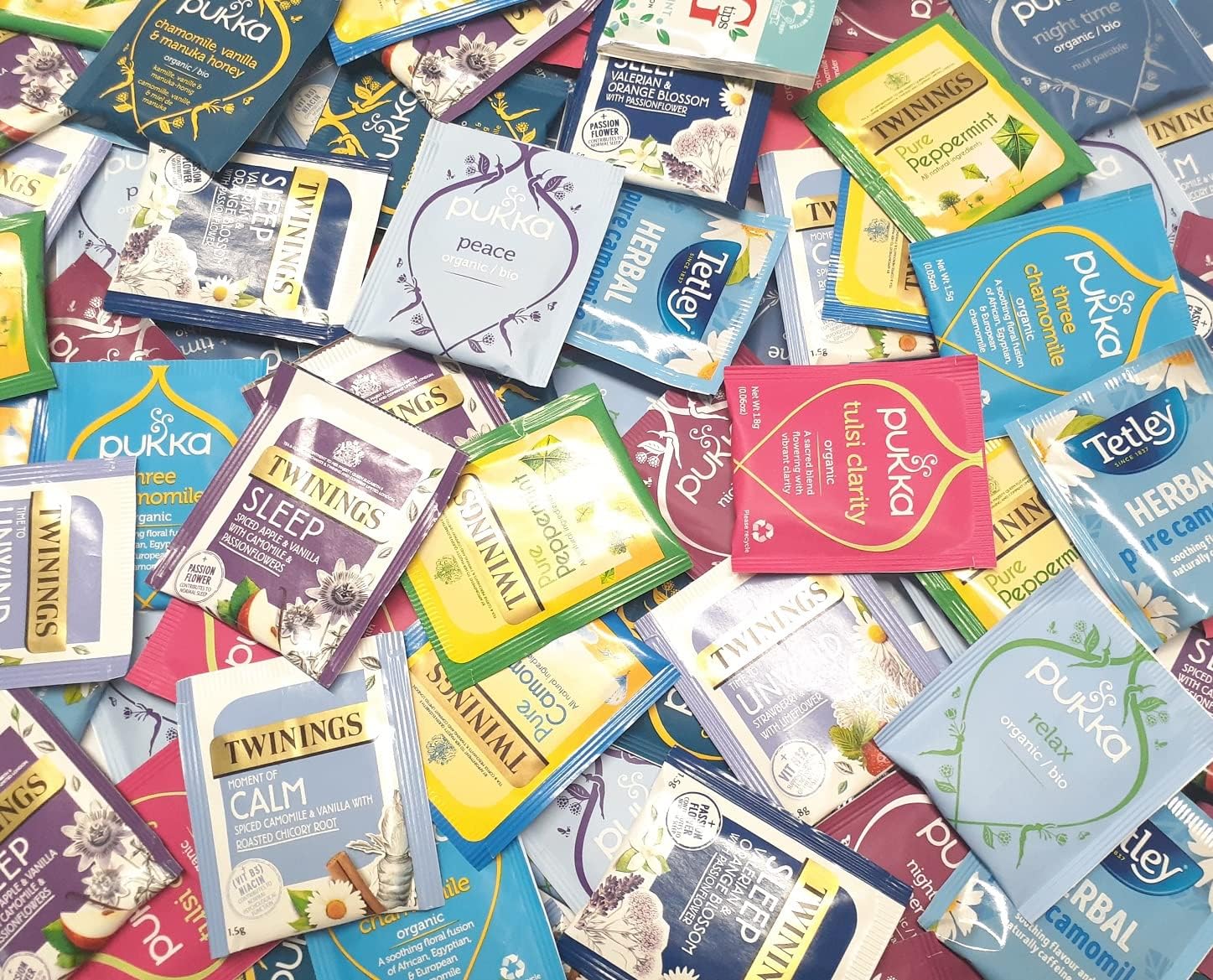 Refill Pack Enveloped Tea Bags Large Selections of Classic Black Fruit ...