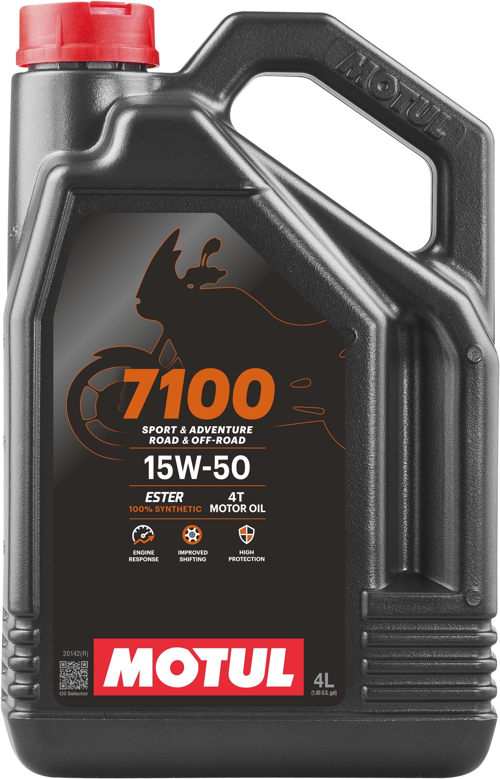 Amazon.com: Motul 104299 7100 15W-50 Motor Oil Full Synthetic ...