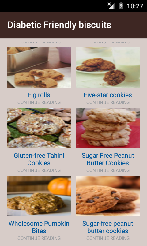 Diabetic Friendly biscuits - App on Amazon Appstore
