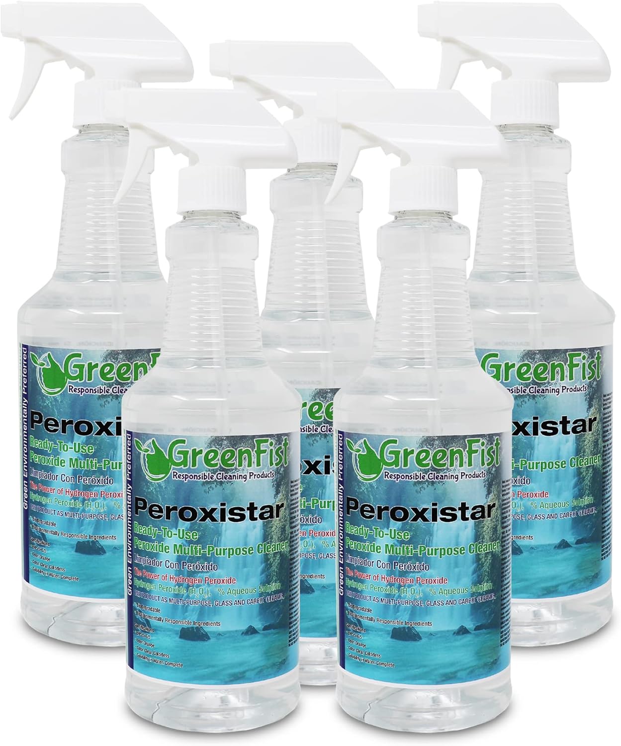 Amazon.com: GreenFist PeroxiStar Hydrogen Peroxide All Purpose (Glass ...
