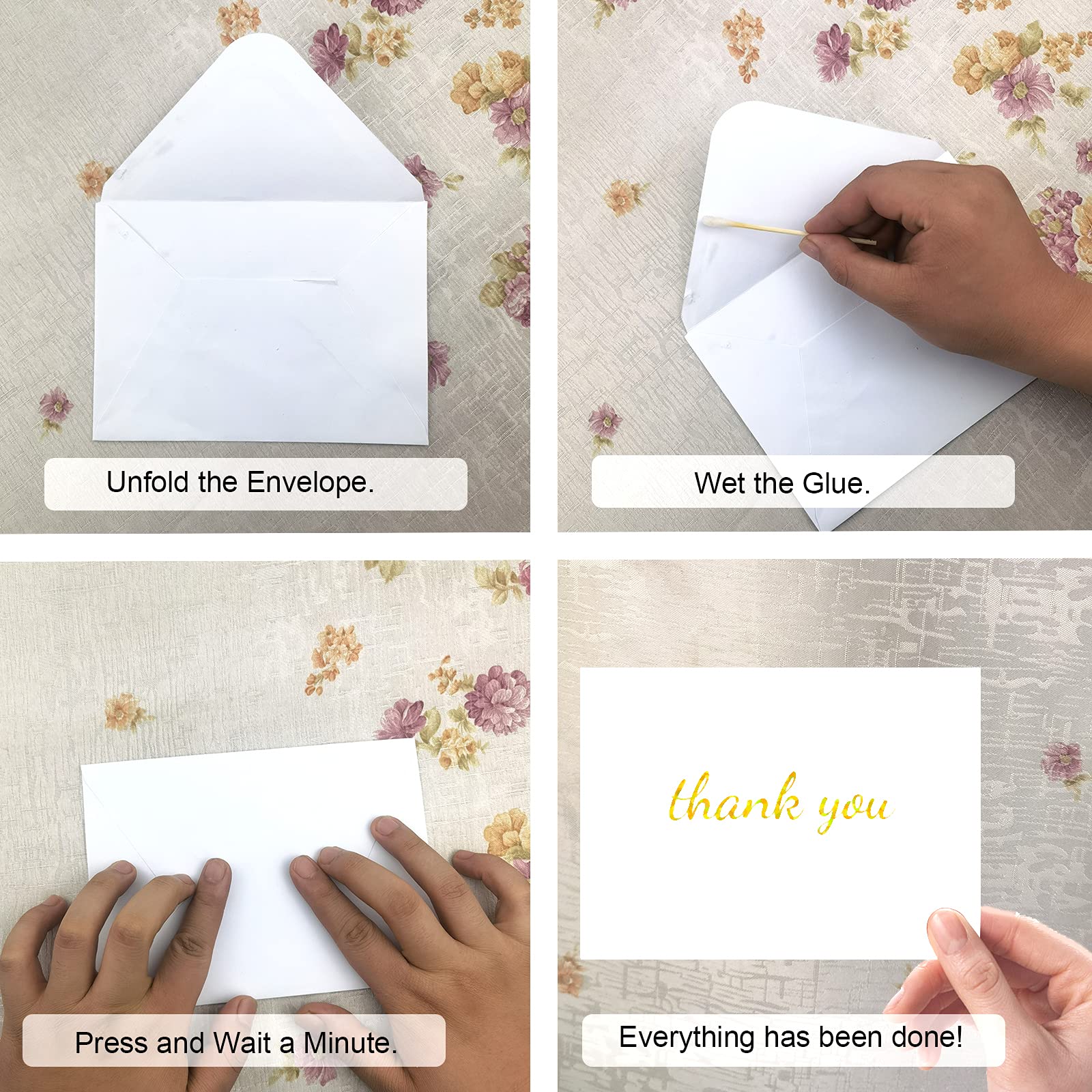 Snapklik.com : A7 Envelopes 100 Pack White Envelopes 5x7 V Flap ...