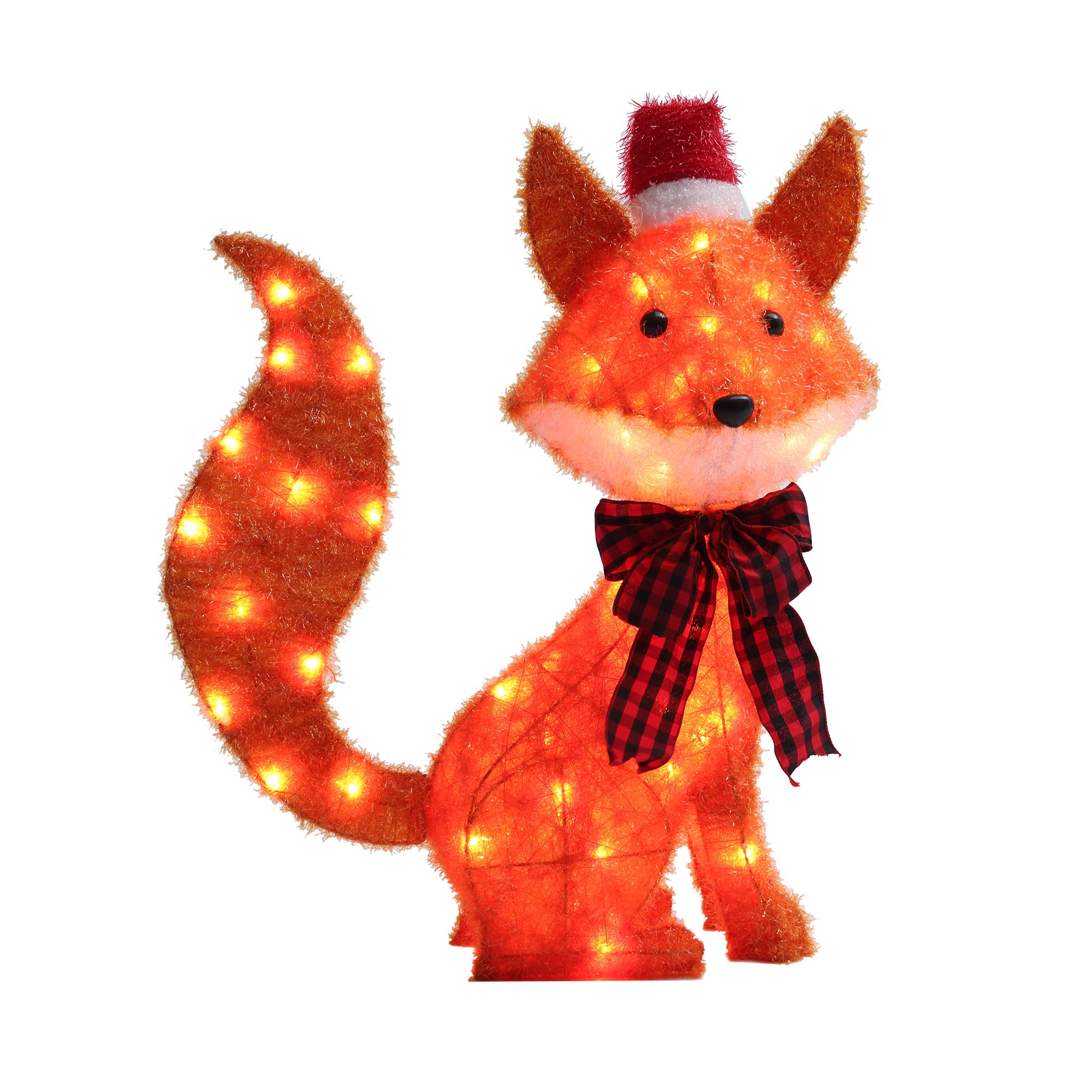 Snapklik.com : GENIMO Crouching Fox Outdoor Christmas Decorations, 27 ...