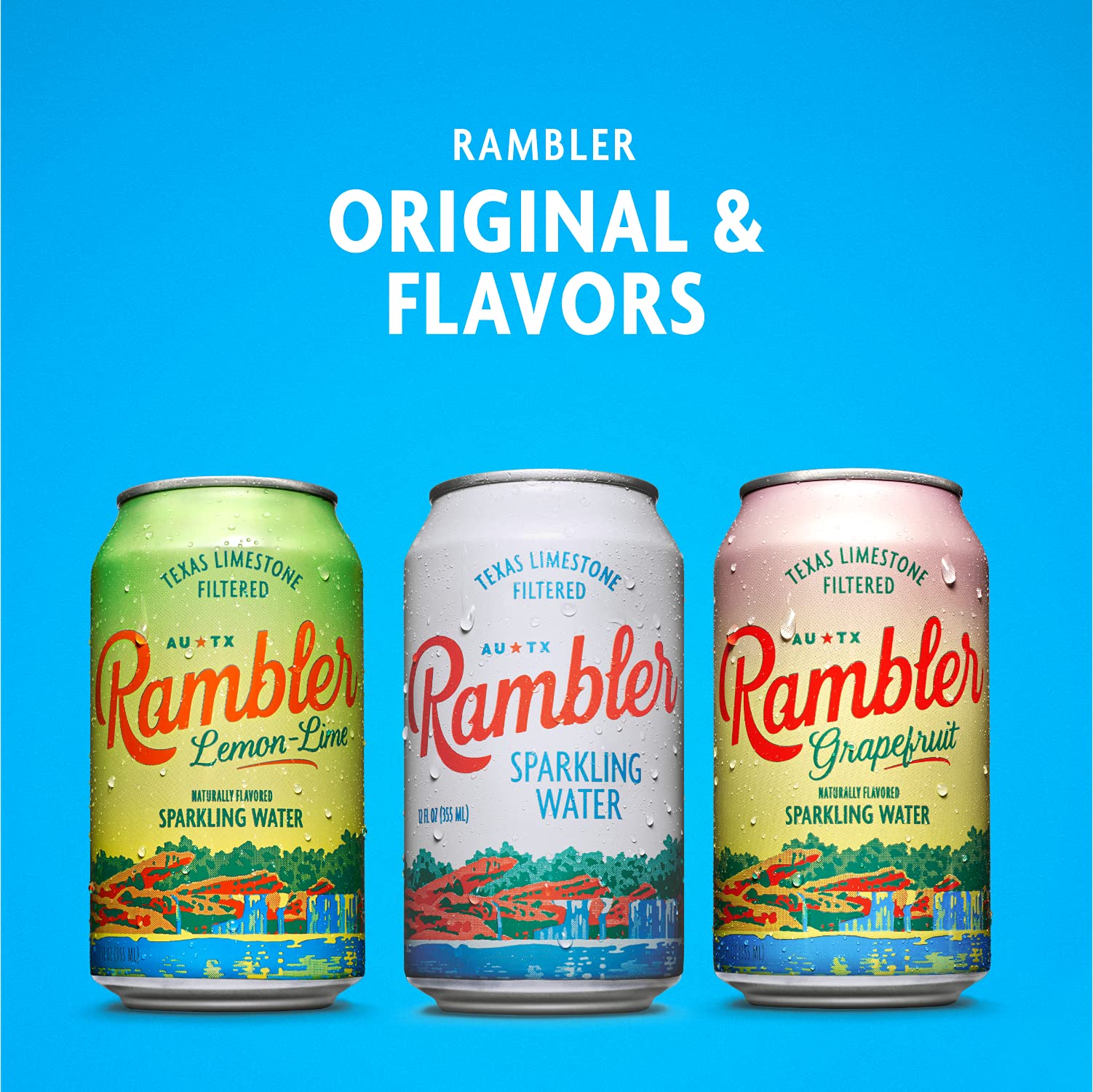 Snapklik.com : AUTX RAMBLER Lemon-Lime Sparkling Water