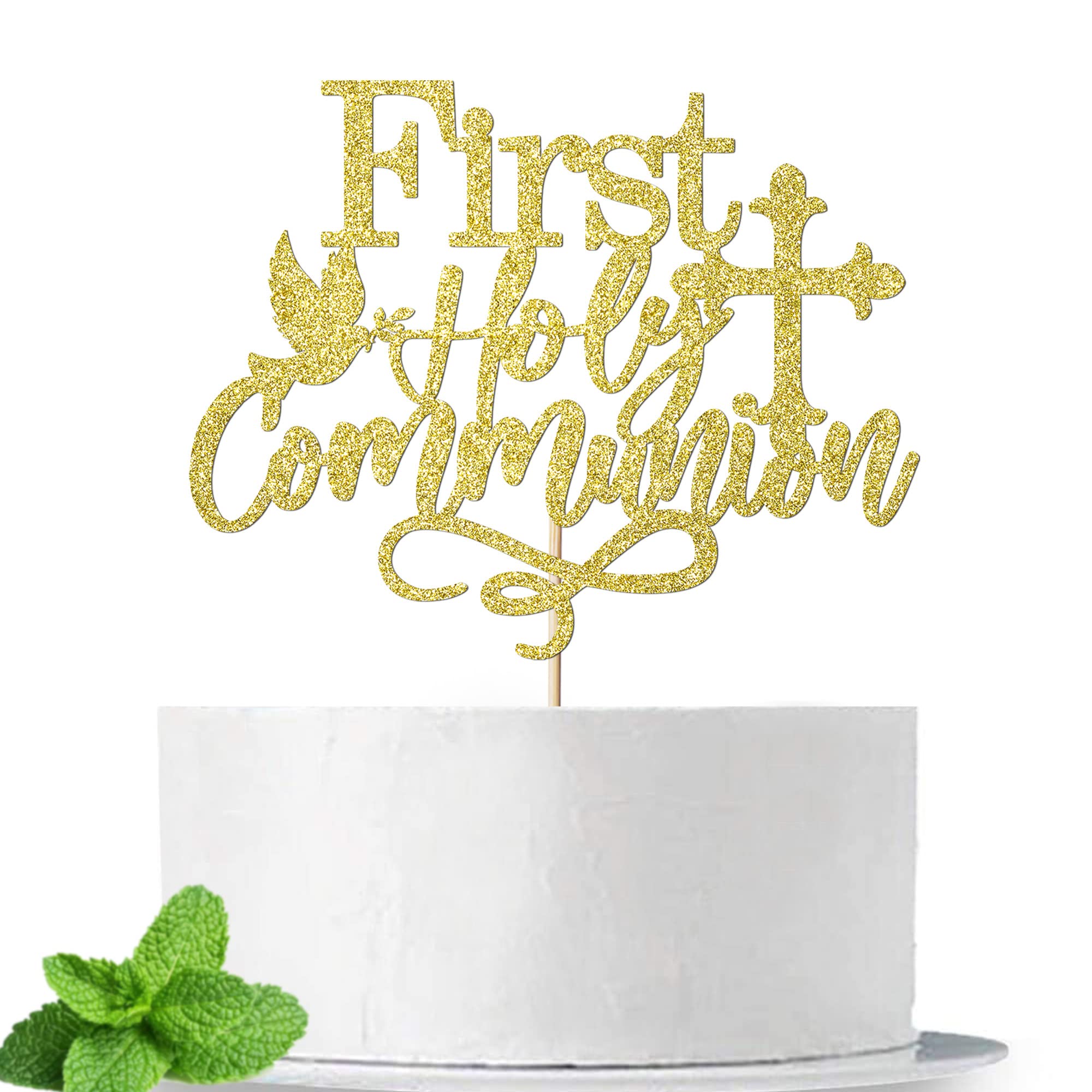 Buy Trelsan First Communion Cake Topper - My Baptism - Baby Shower Cake ...