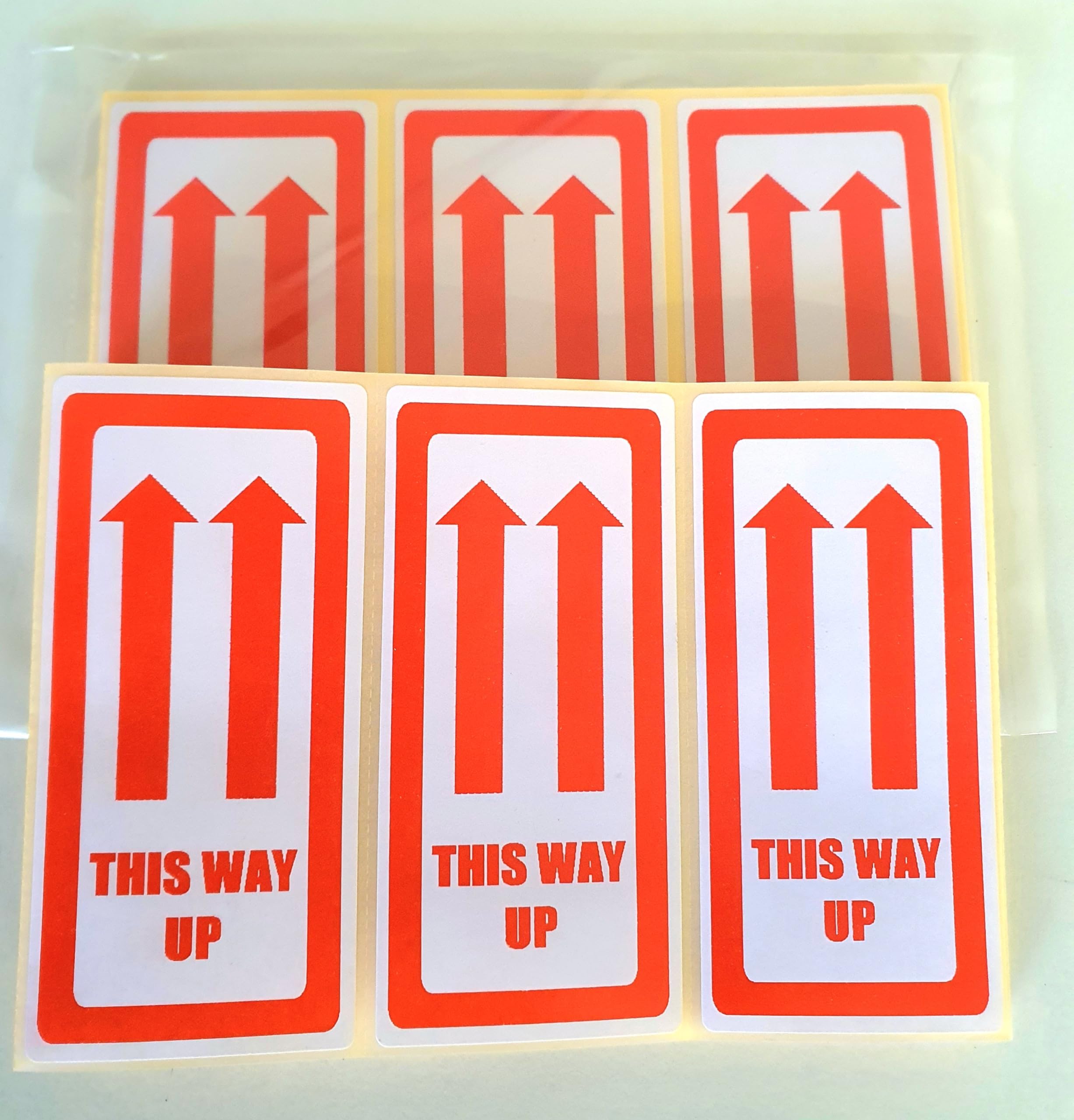 Pack of 1000 'This Way Up' Packing Stickers/Sticky Labels - Other ...