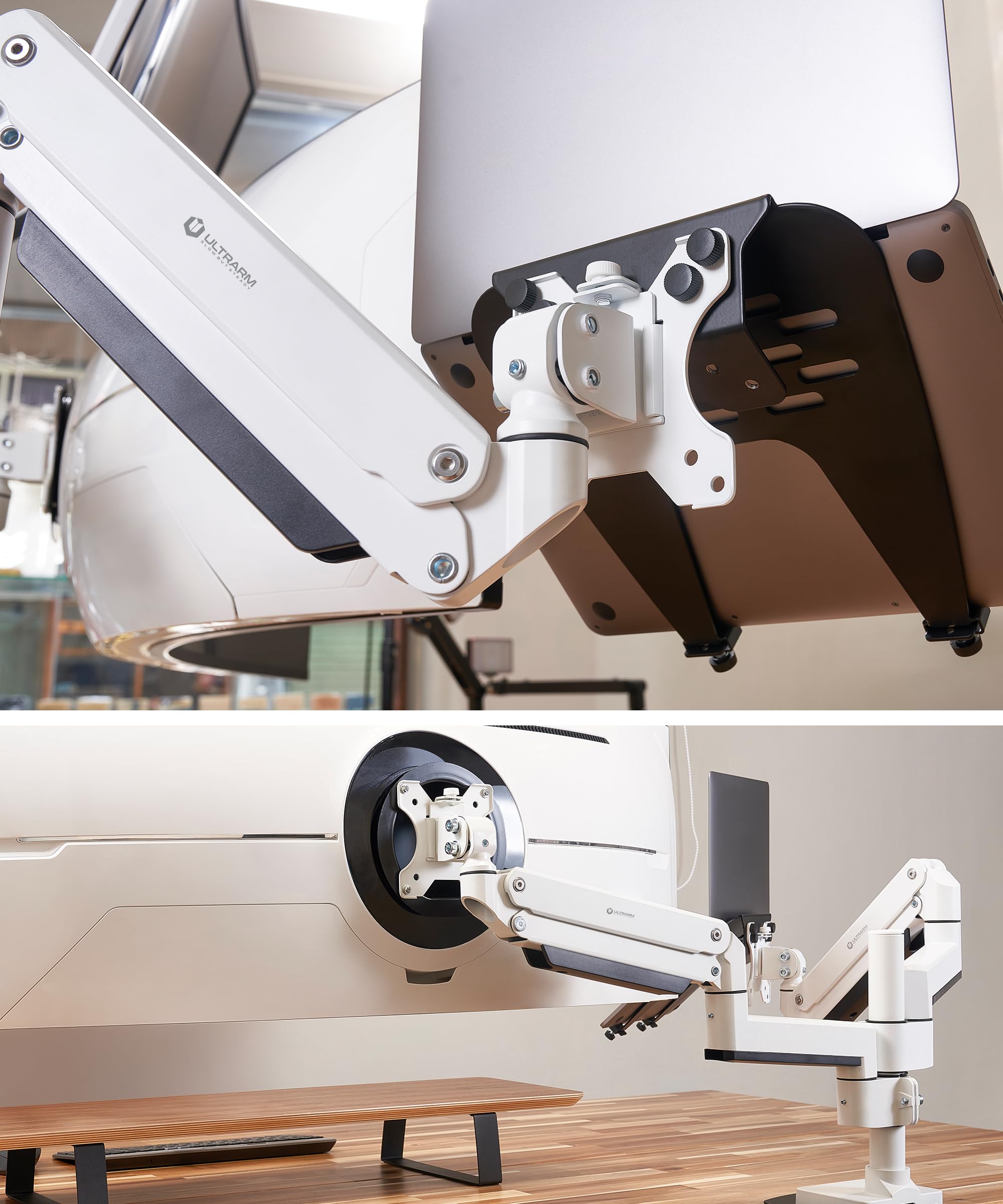 Amazon.com: ULTRARM Laptop and Monitor Stand Heavy Duty Monitor Arm for ...