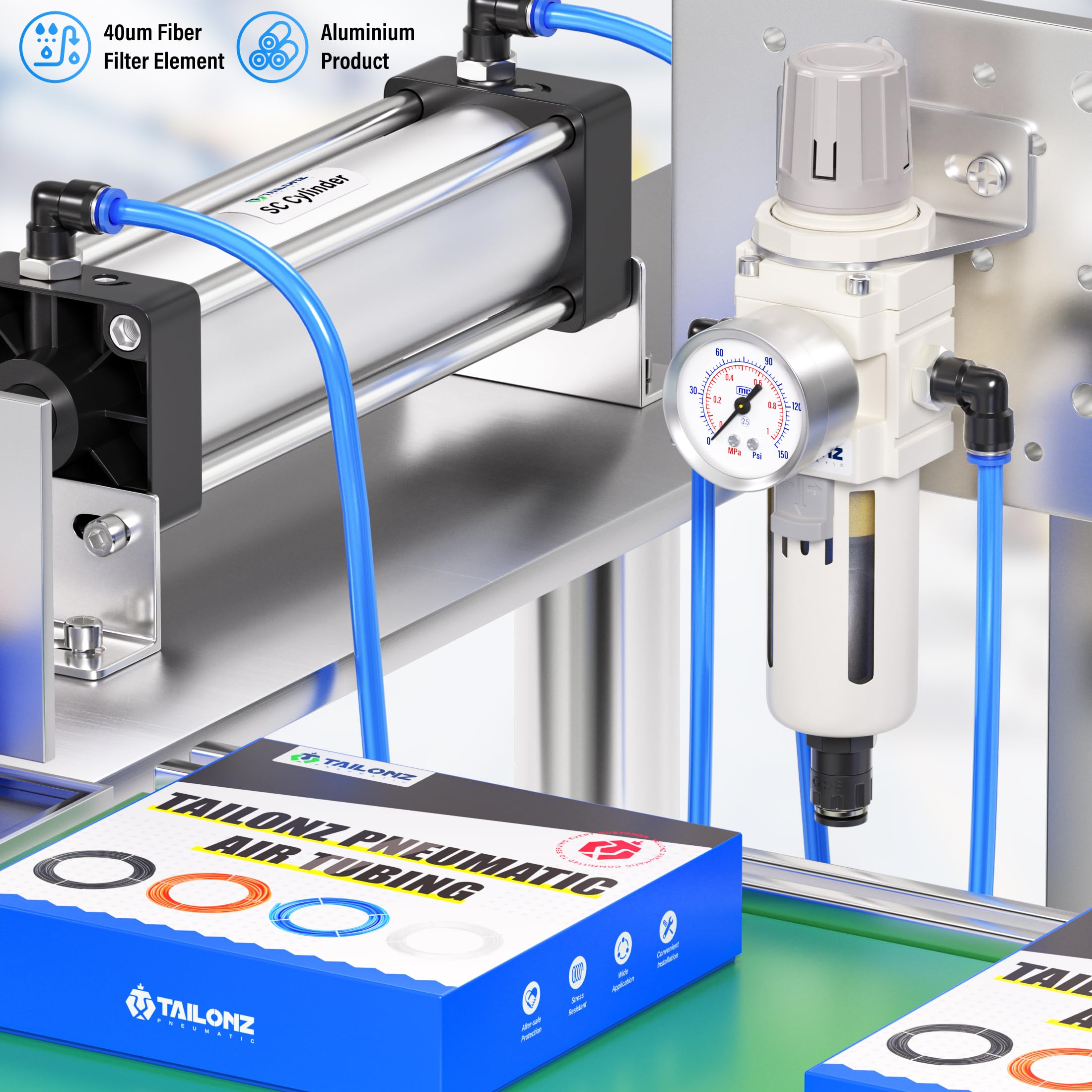 Snapklik.com : TAILONZ PNEUMATIC 3/8 Inch NPT Automatic Drain Air ...