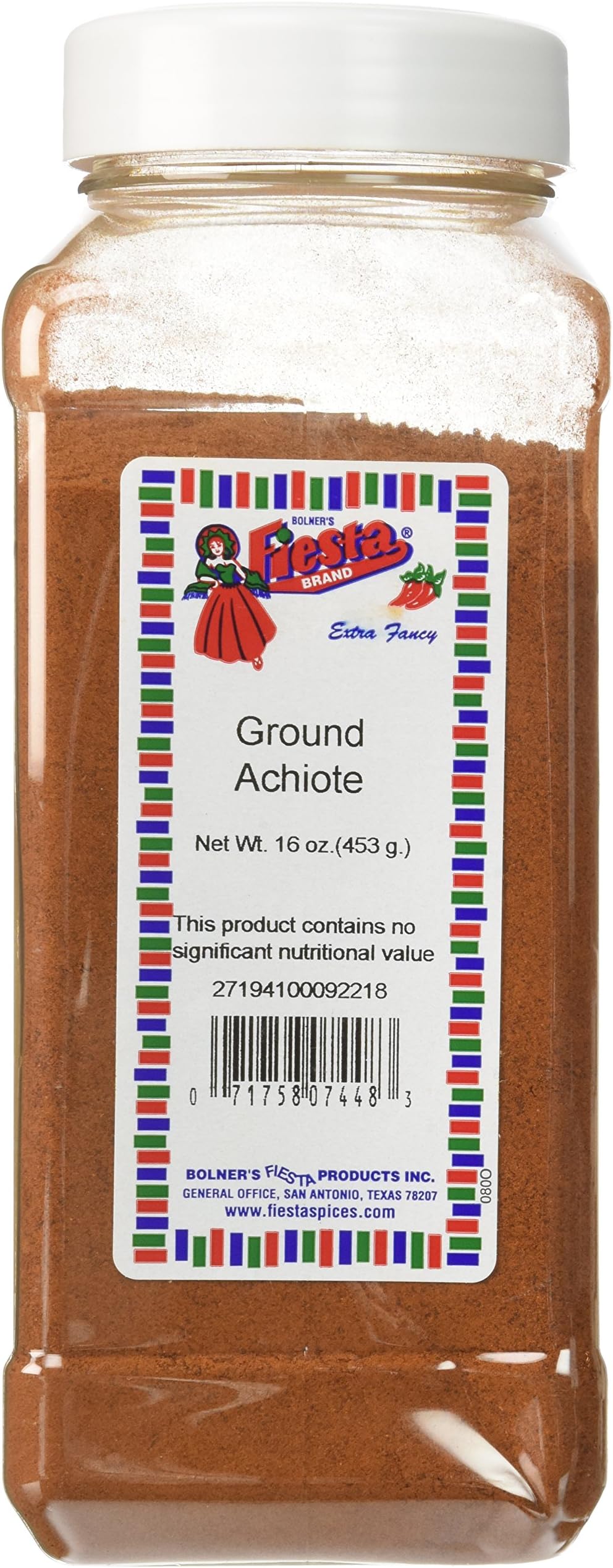 Amazon.com : Bolner's Fiesta Extra Fancy Ground Achiote (Annatto), 16 ...