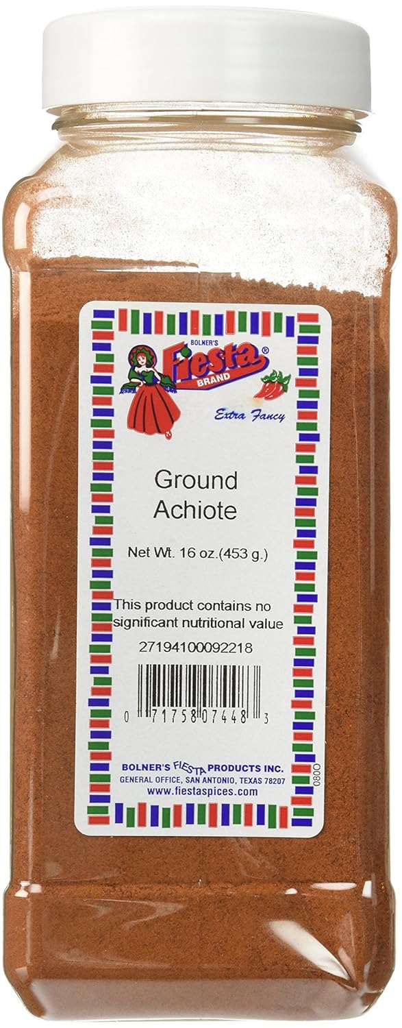 Amazon.com : Bolner's Fiesta Extra Fancy Ground Achiote (Annatto), 16 ...