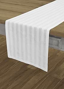 Amazon.com: Solino Home Linen Table Runner 120 Inches Long - Linen ...
