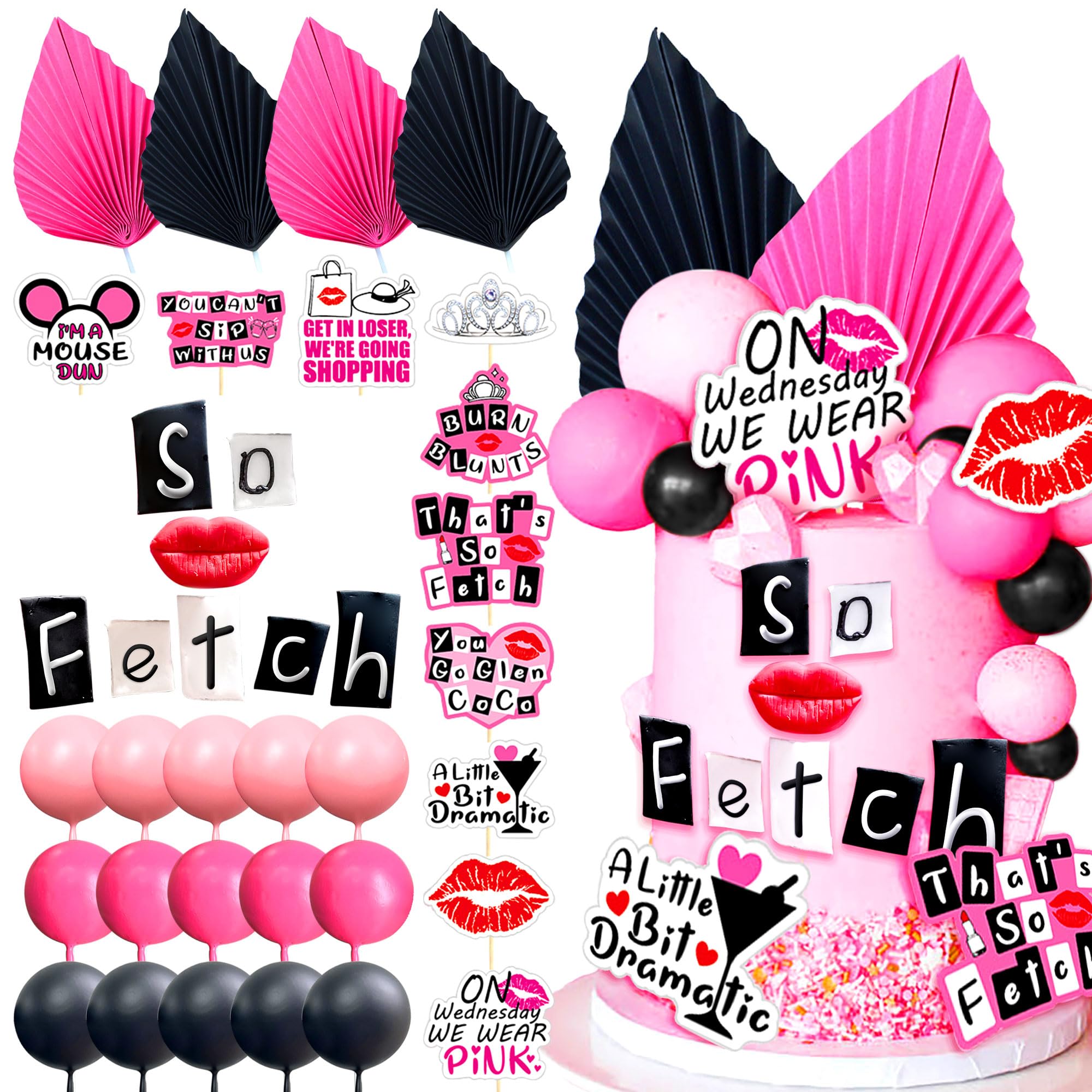 Snapklik.com : Mean Girl Cake Topper Mean Girl Birthday Party ...