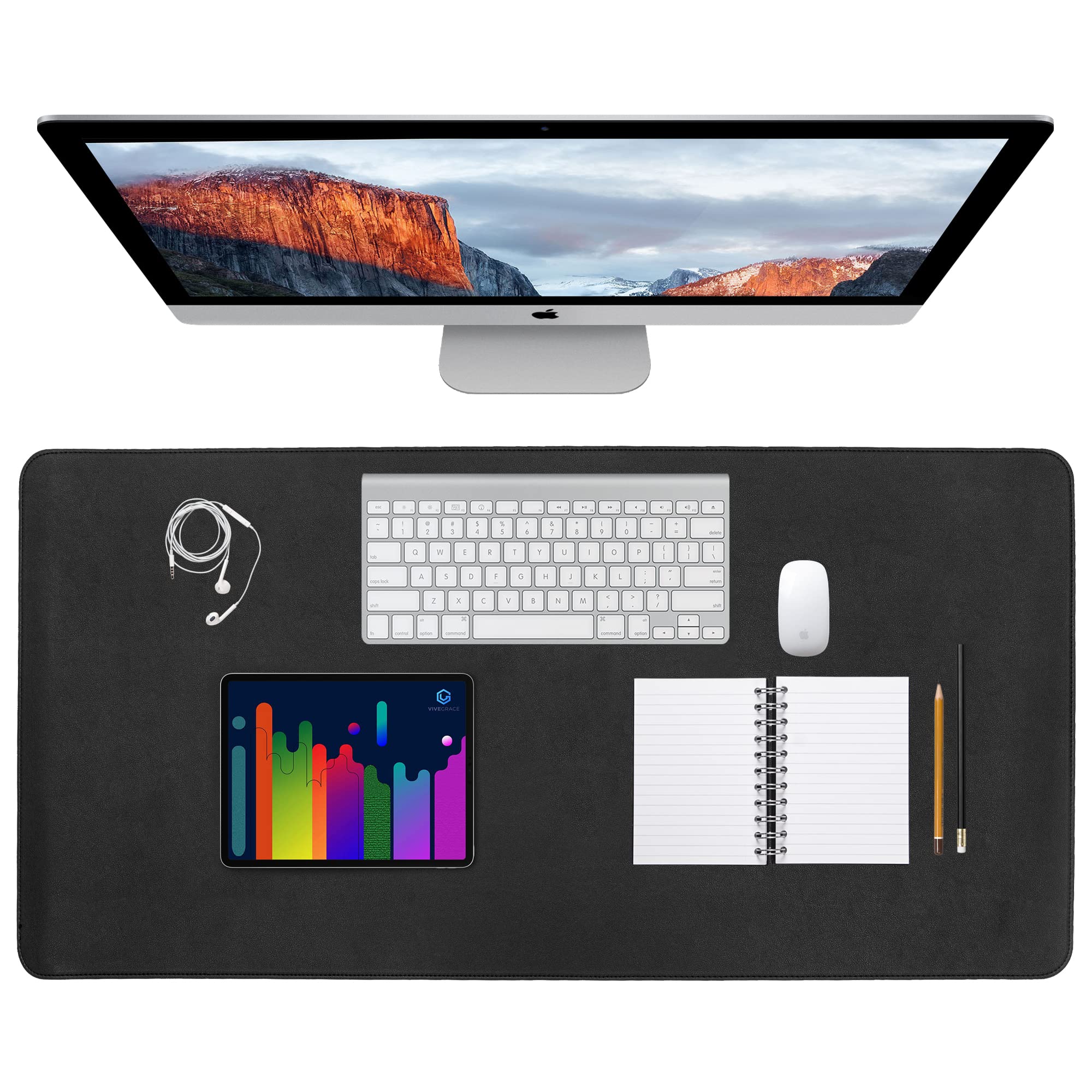 Albert Austin PVC Desk Mat Large Durable Waterproof Scratch Resistant ...