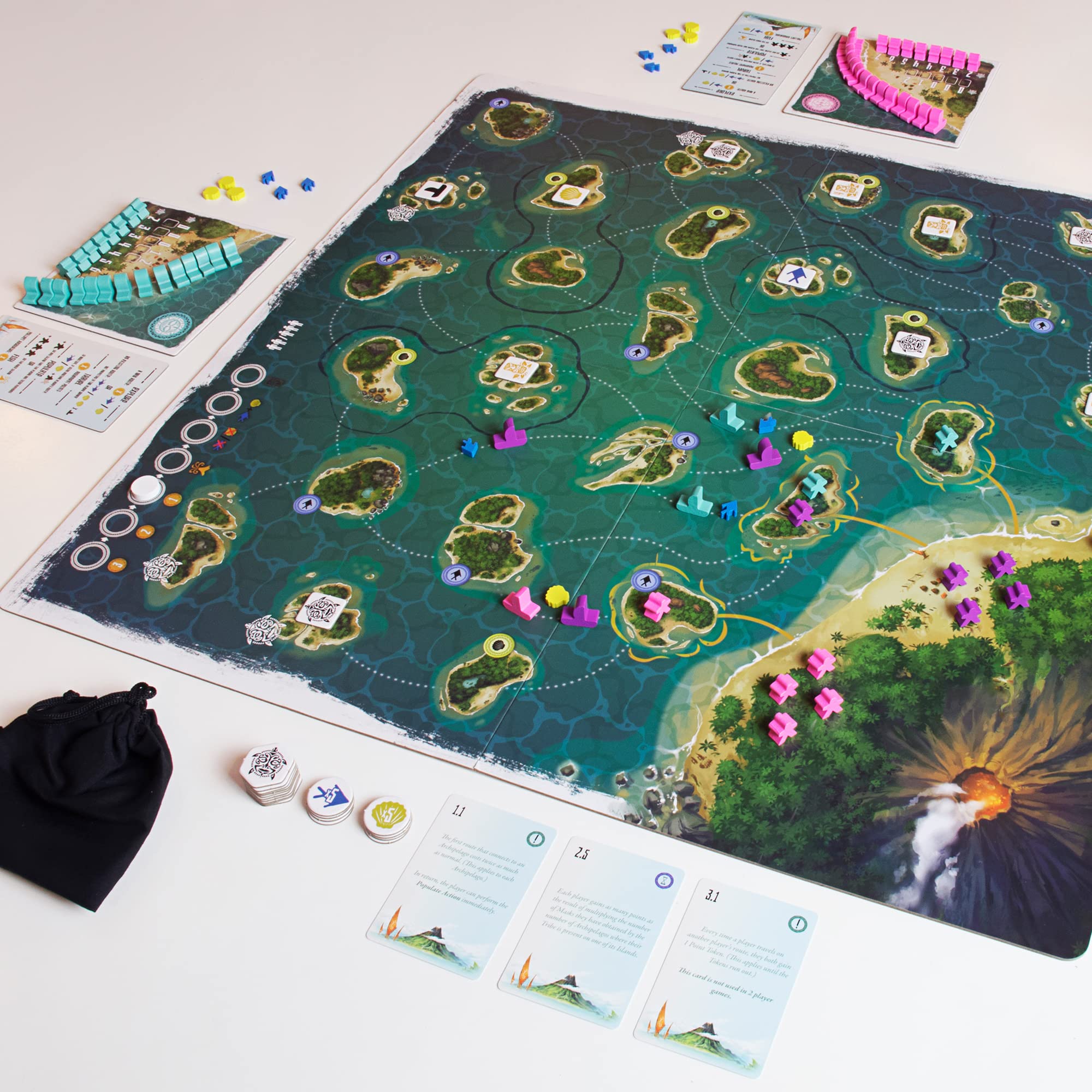 Snapklik.com : Polynesia Board Game Expansion MAP Strategy Board Game ...