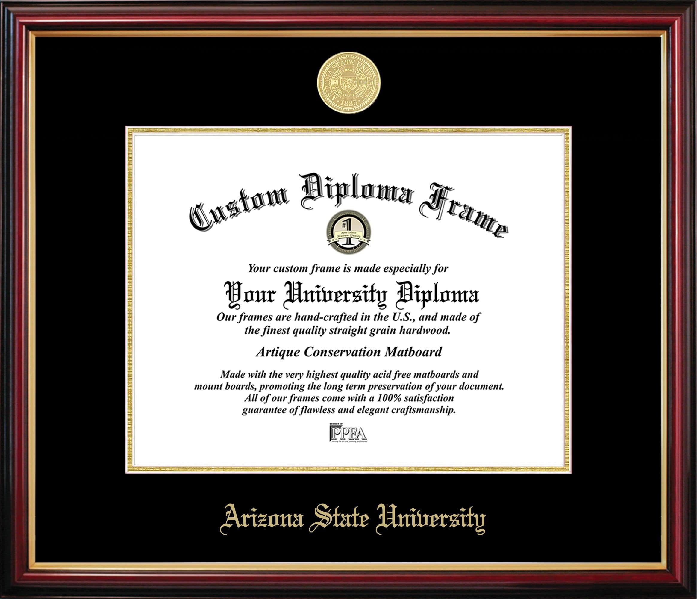 Amazon.com - Campus Images Arizona State Petite Diploma Frame