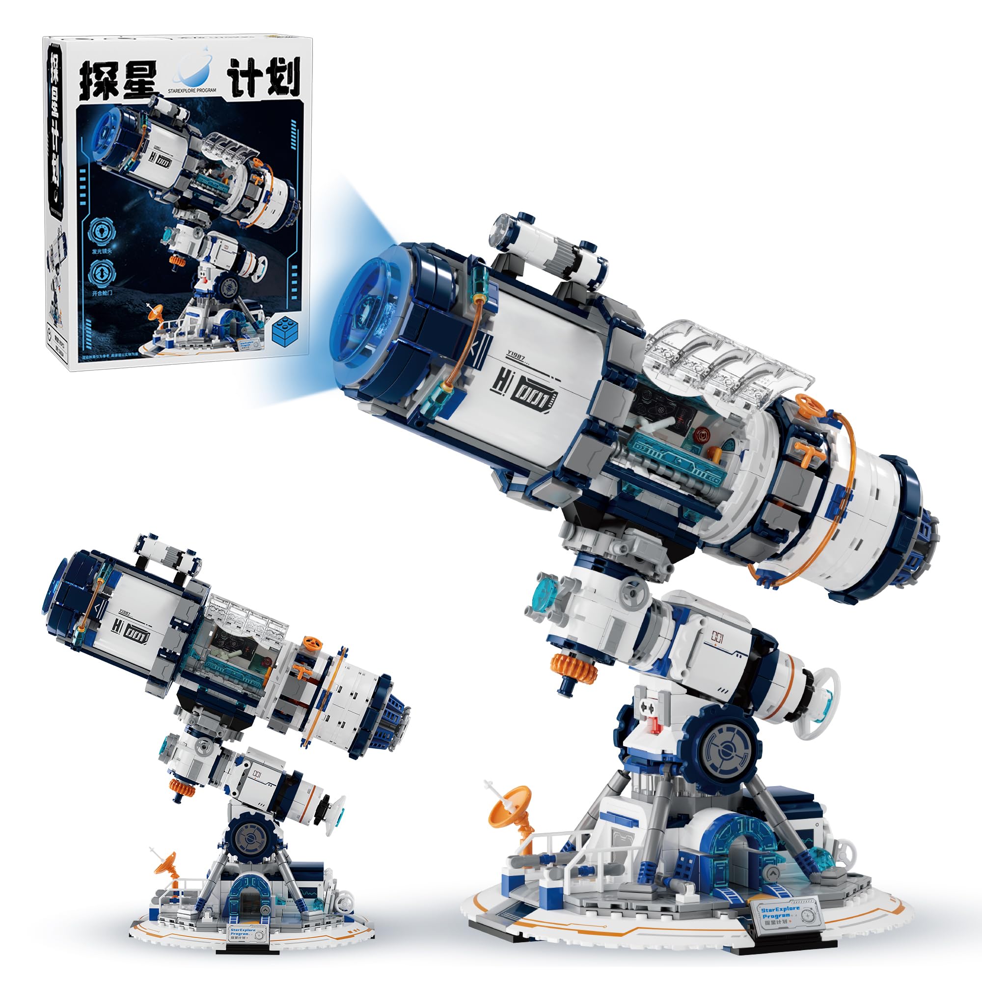 Amazon.com: ZONECYTD City Space Base Building Blocks Sets Planet ...