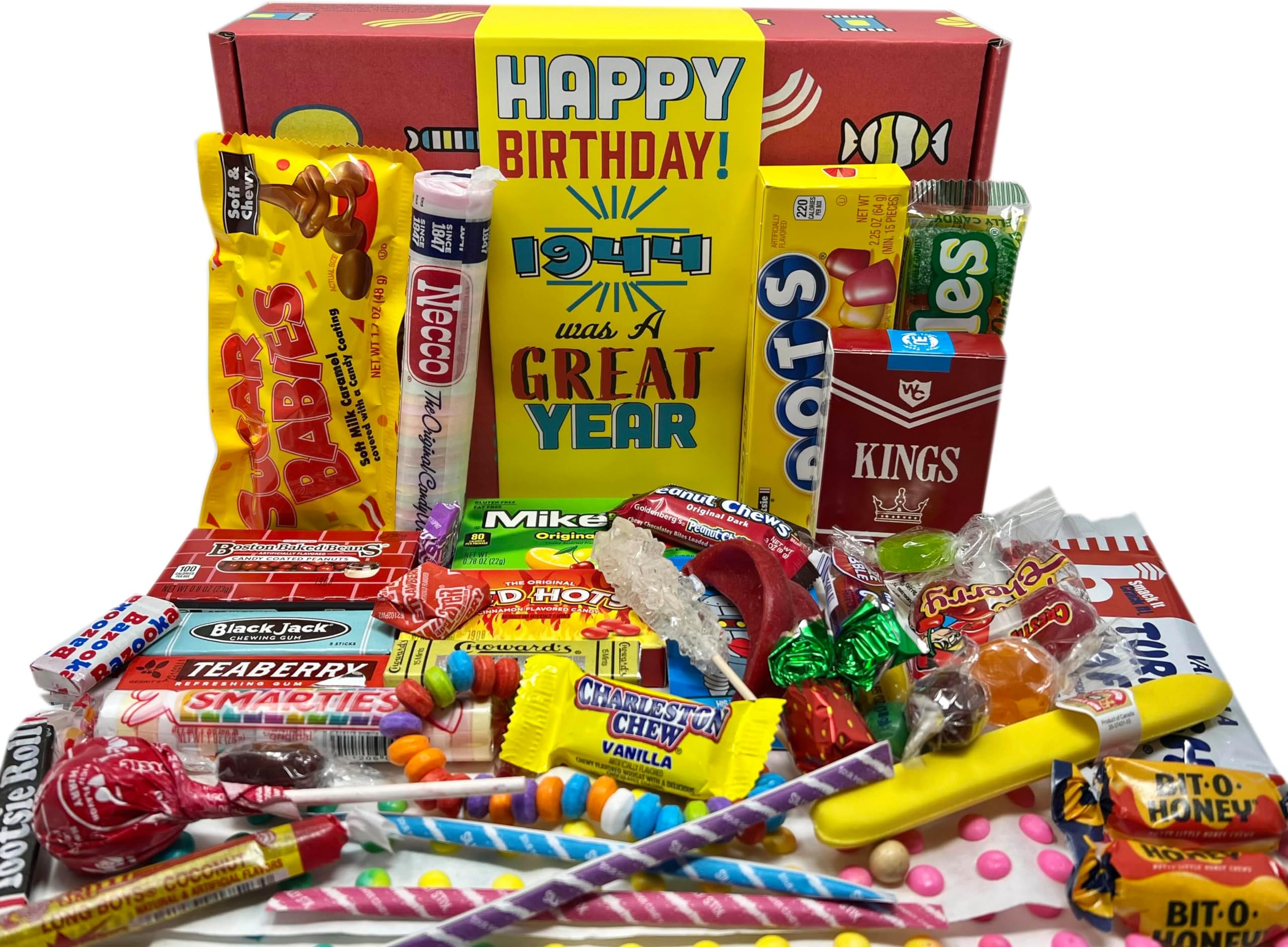 Amazon.com : RETRO CANDY YUM ~ 1960 64th Birthday Gift Box Nostalgic ...