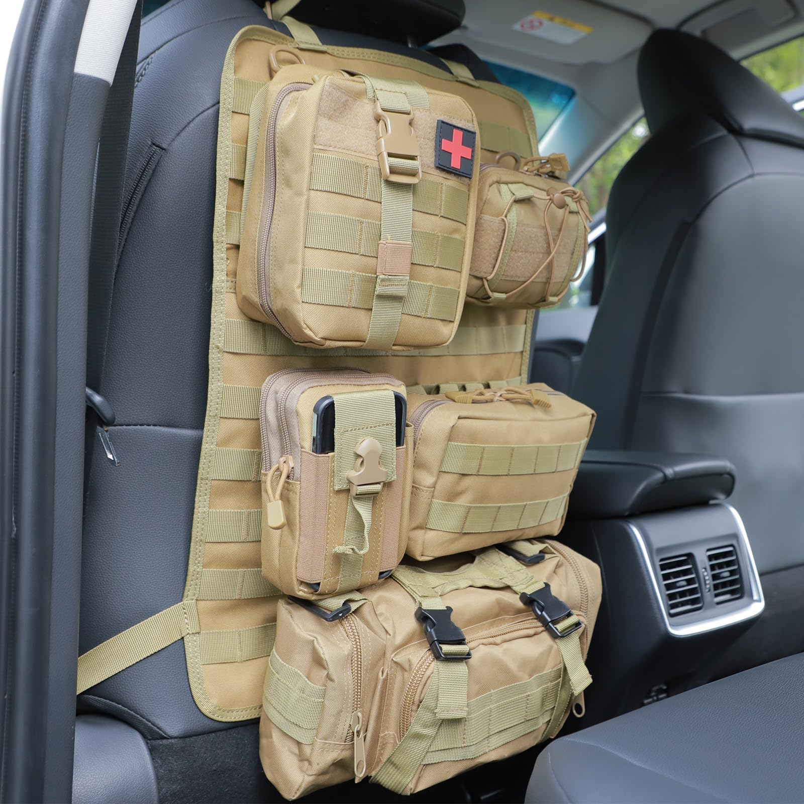 Amazon.com: truck seat organizer and storage tactical car back seat ...