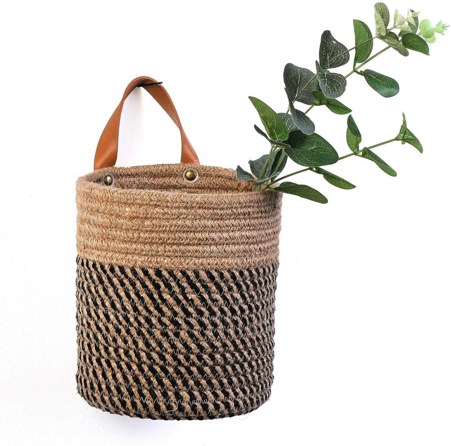 Amazon.com: Wall Hanging Storage Baskets - Small Cotton Rope Woven ...