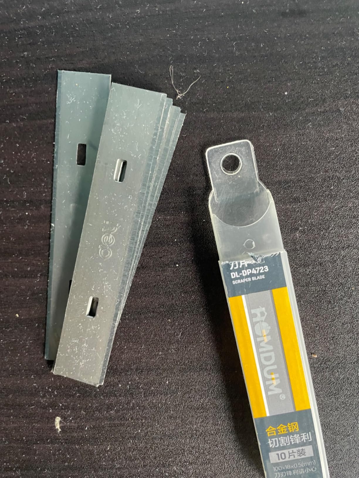 Homdum Razor Scrapper Blade 10 Pc Glass Window Cleaning Device Wiper ...