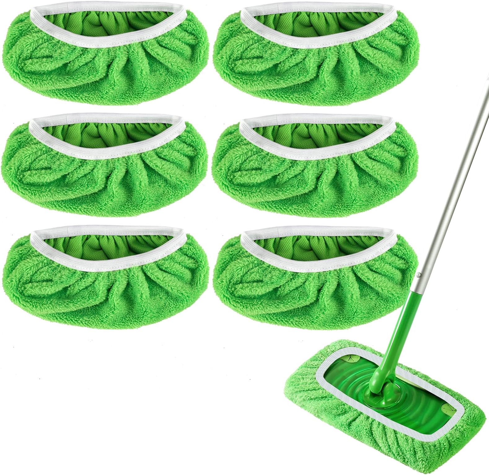 Amazon.com: Yicotira Reusable Wet Pads for Swiffer Sweeper Mop - Dry ...