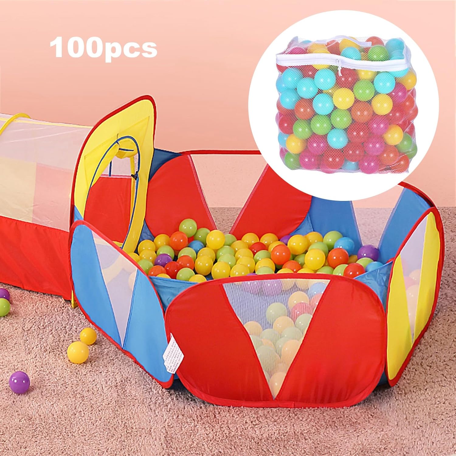 100pcs Ocean Baby Ball Eco Friendly de alta densidad niños juguete ...