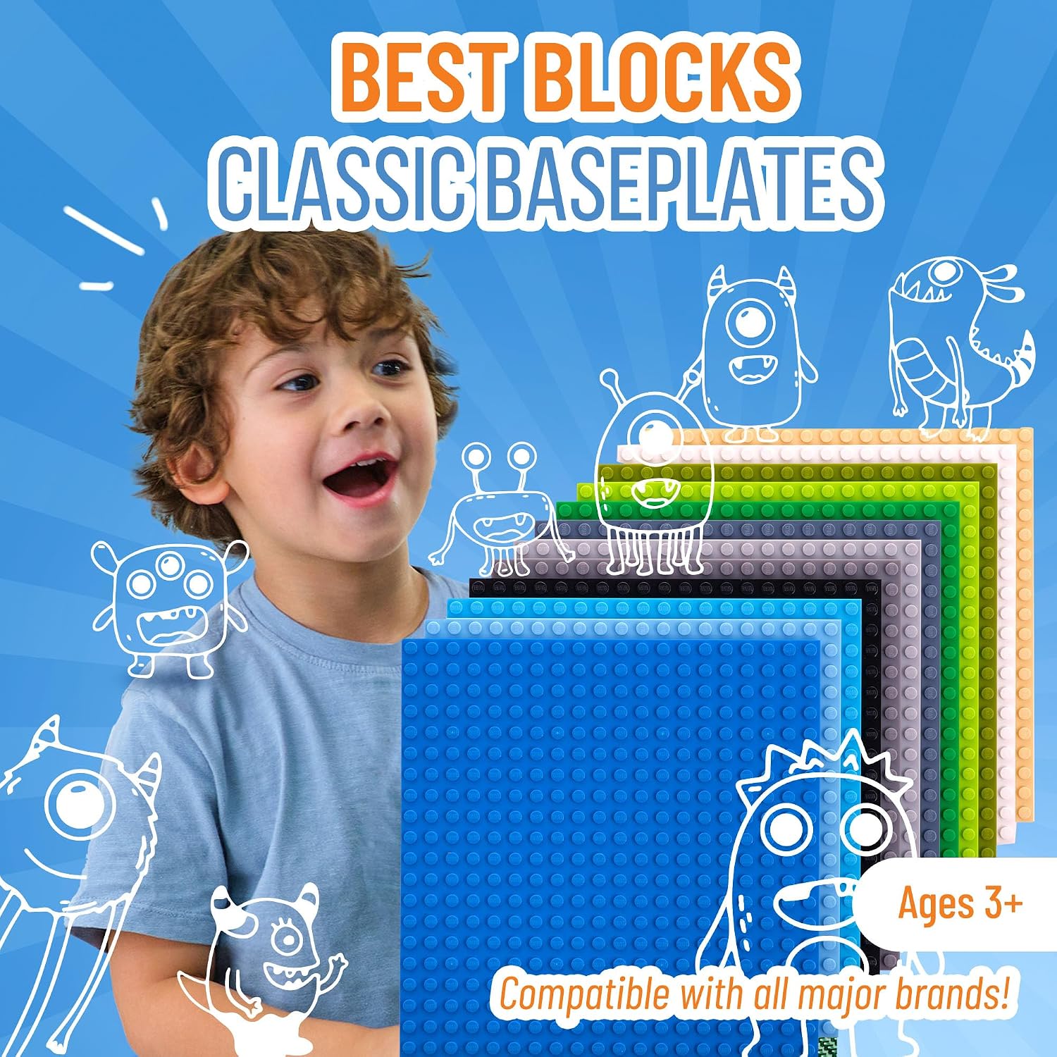 Strictly Briks – Placas base apilables clásicas, ladrillos de ...