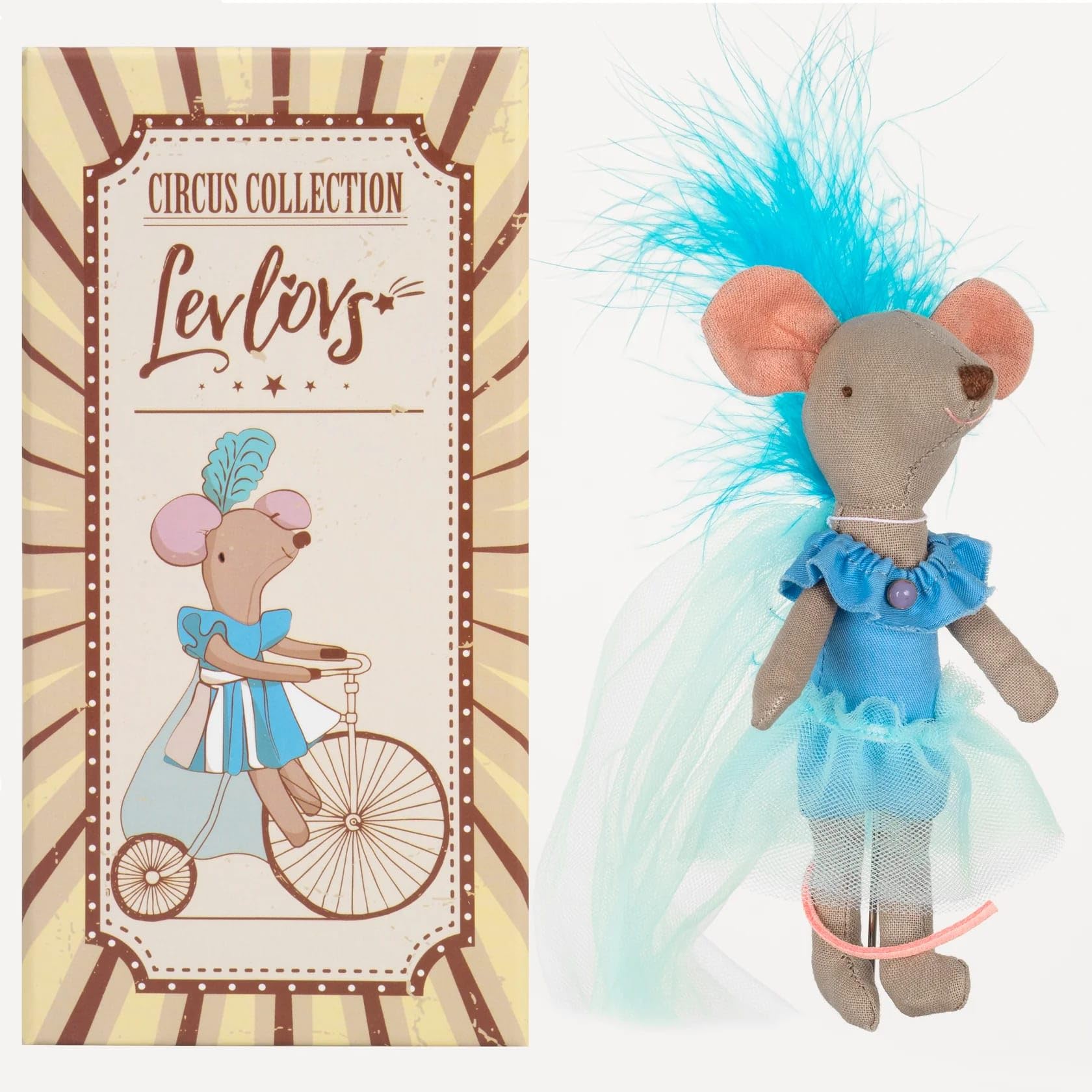 Amazon.com: LEVLOVS Ballerina Mouse Ballerina Doll in a Matchbox Toy ...