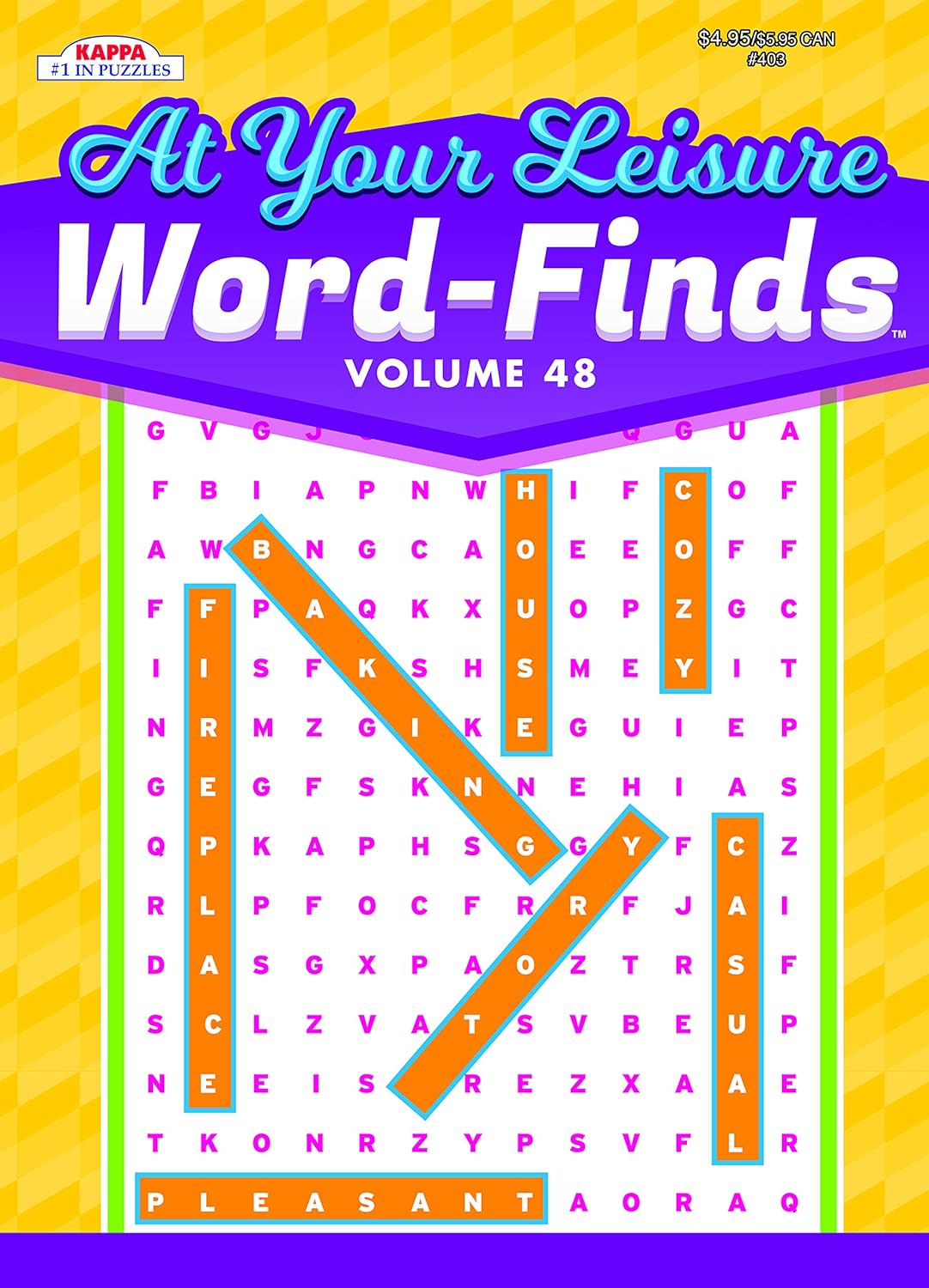 At Your Leisure Word-Finds Puzzle Book-Word Search Volume 48: Kappa ...