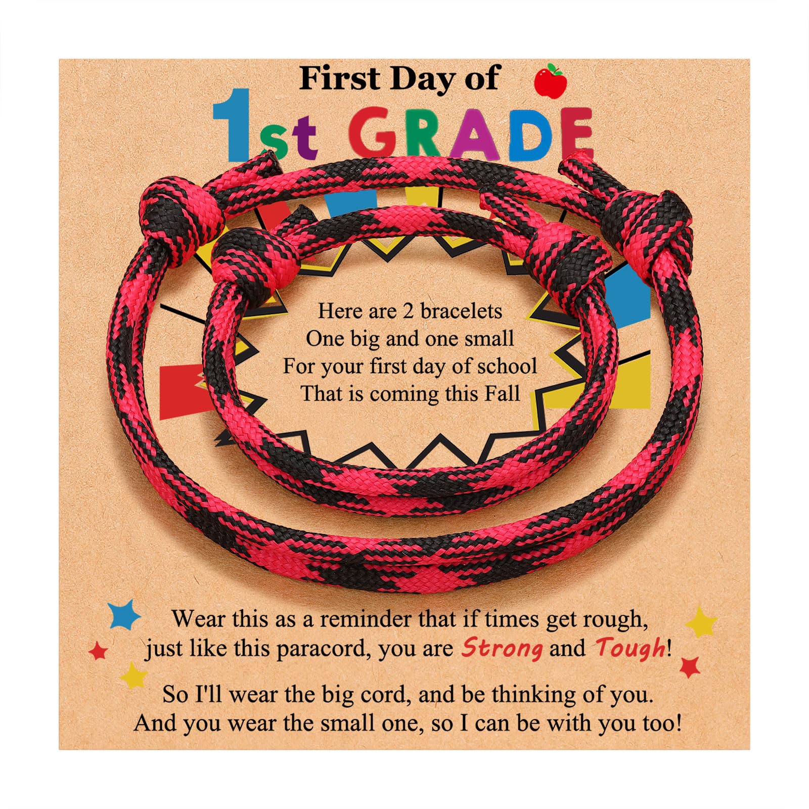 Snapklik.com : First Day Of First 1st Grade Bracelet Mommy And Me ...