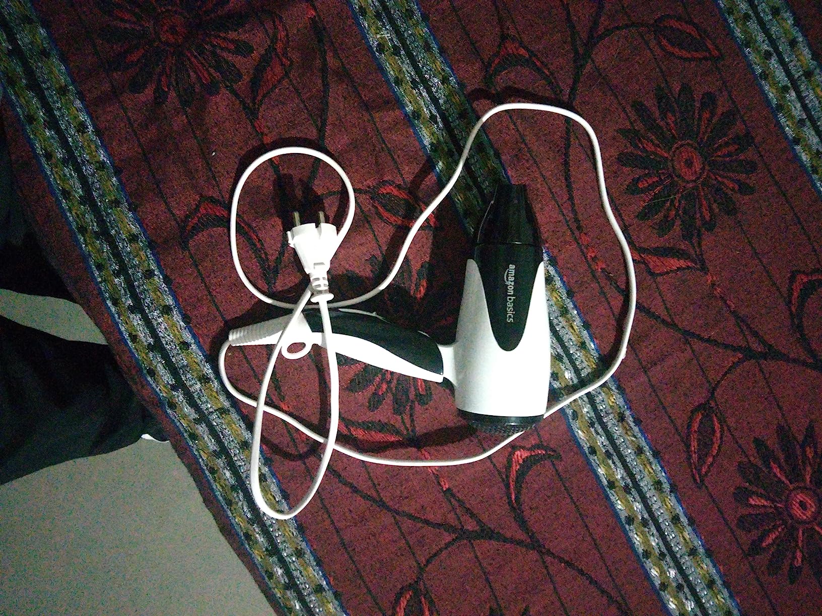 Amazon Basics Air Hair Dryer 1100 Watts with 2 Heat Settings (Hot/Warm ...